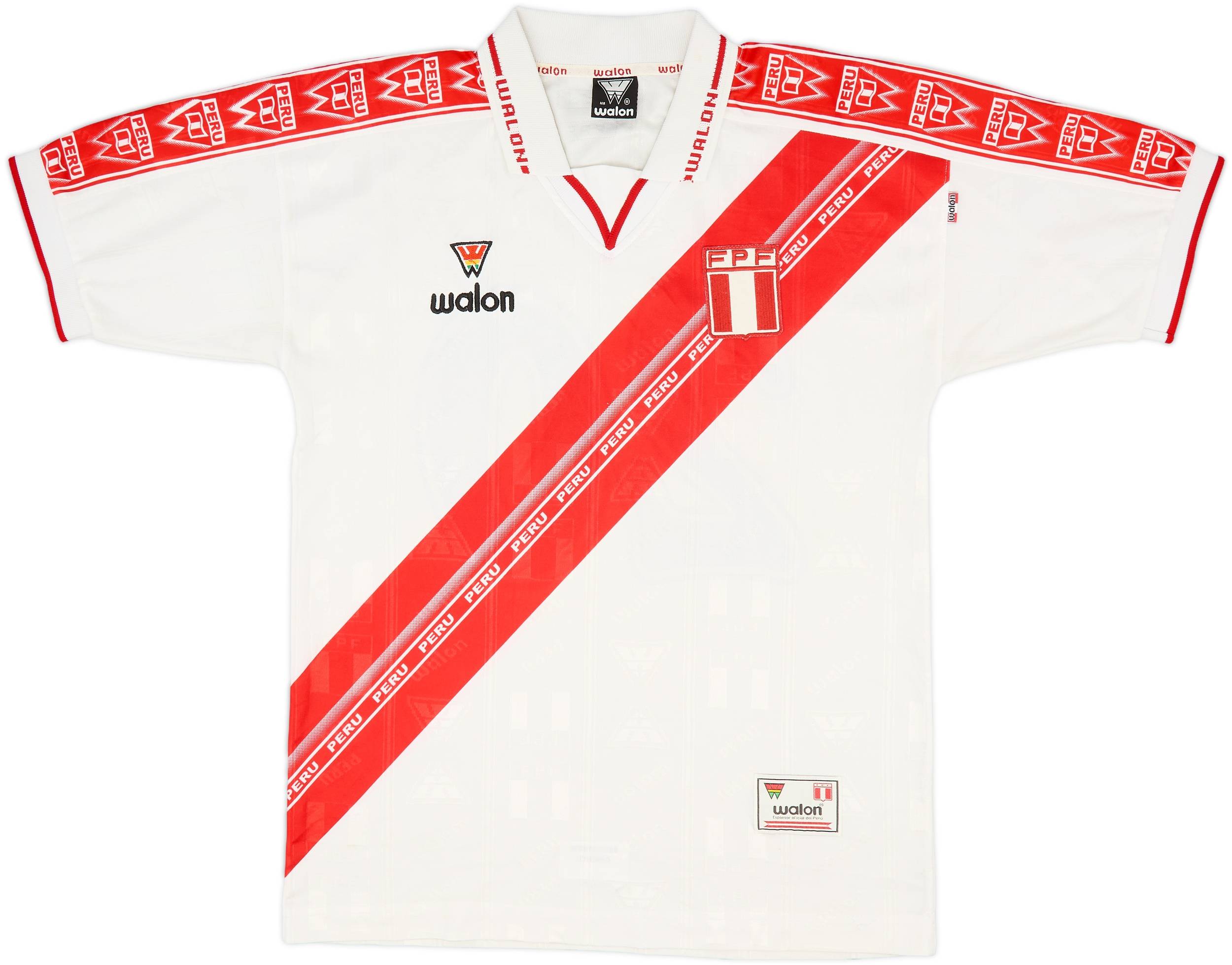 2000-01 Peru Home Shirt #20 - 9/10 - (M)