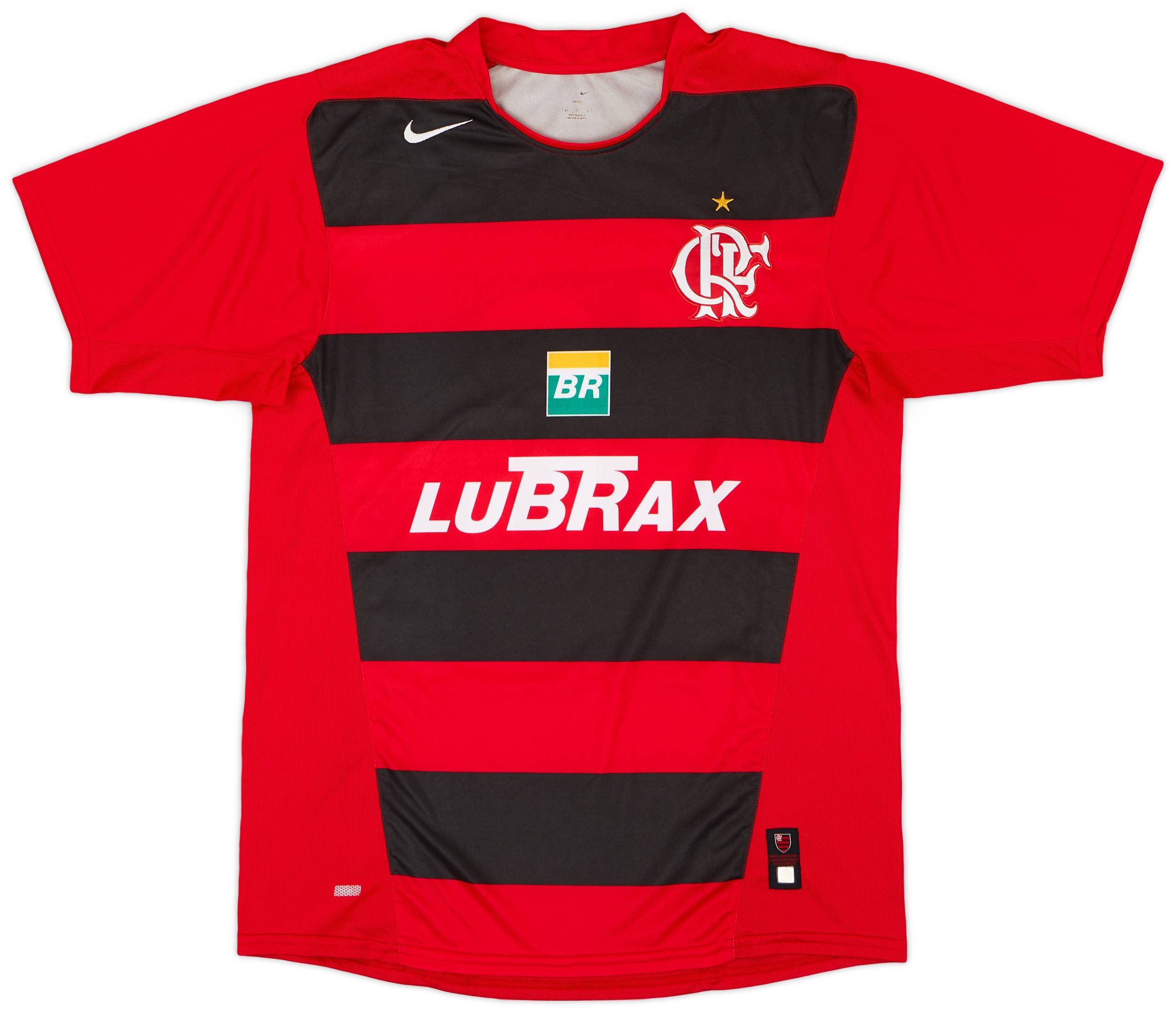2005 Flamengo Home Shirt #10 - 8/10 - (XL)