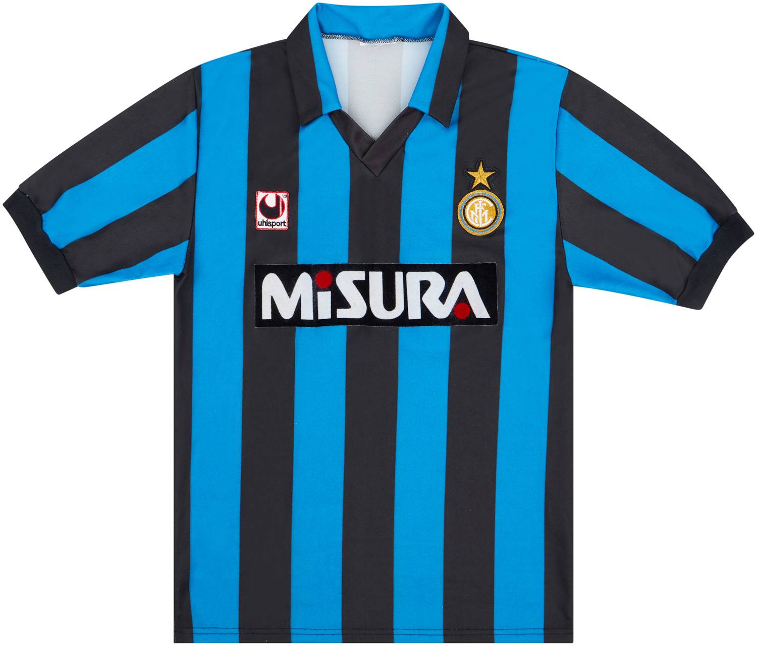 1990-91 Inter Milan Home Shirt - 8/10 - (S)