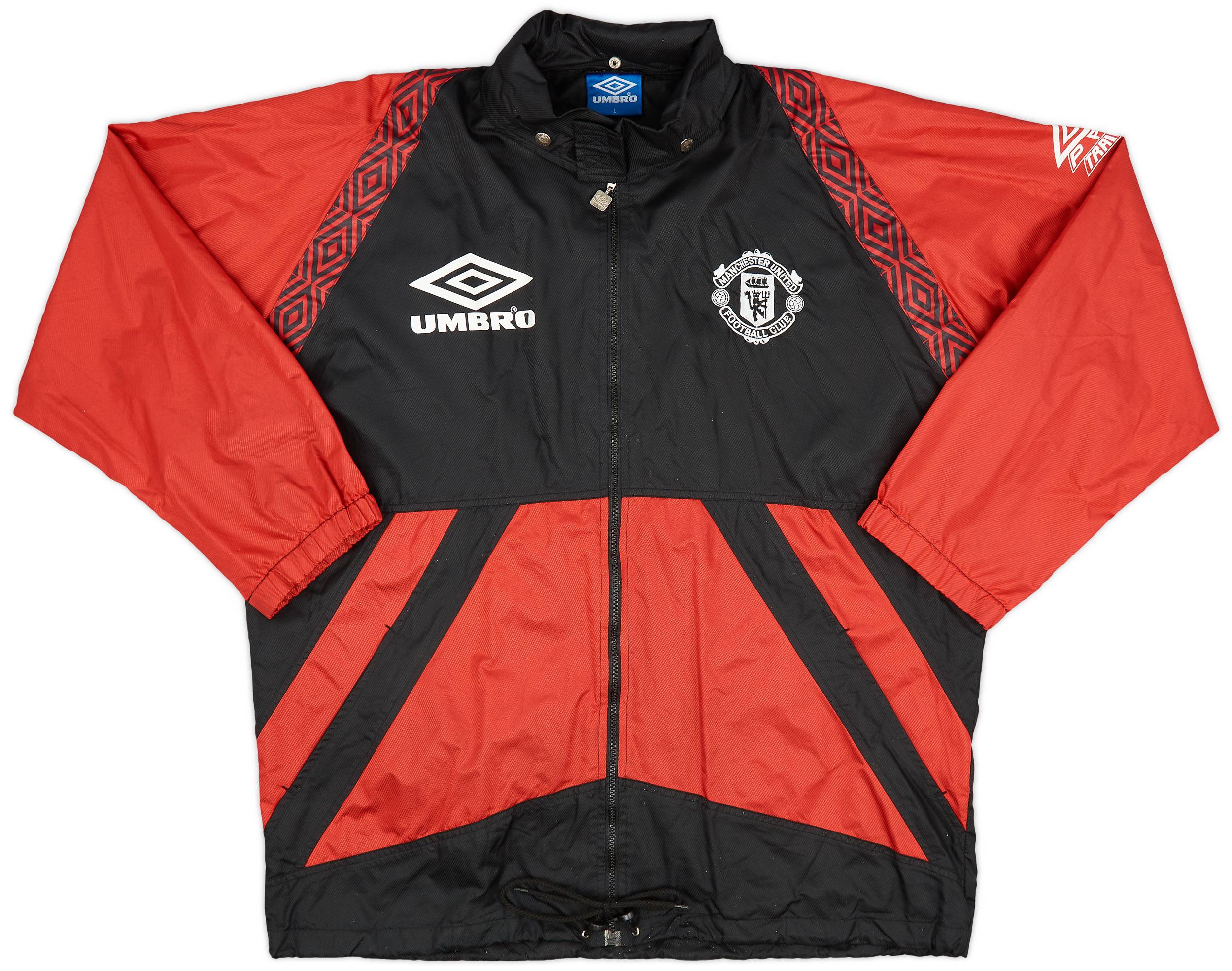 1995-97 Manchester United Umbro Bench Coat - 8/10 - (L)