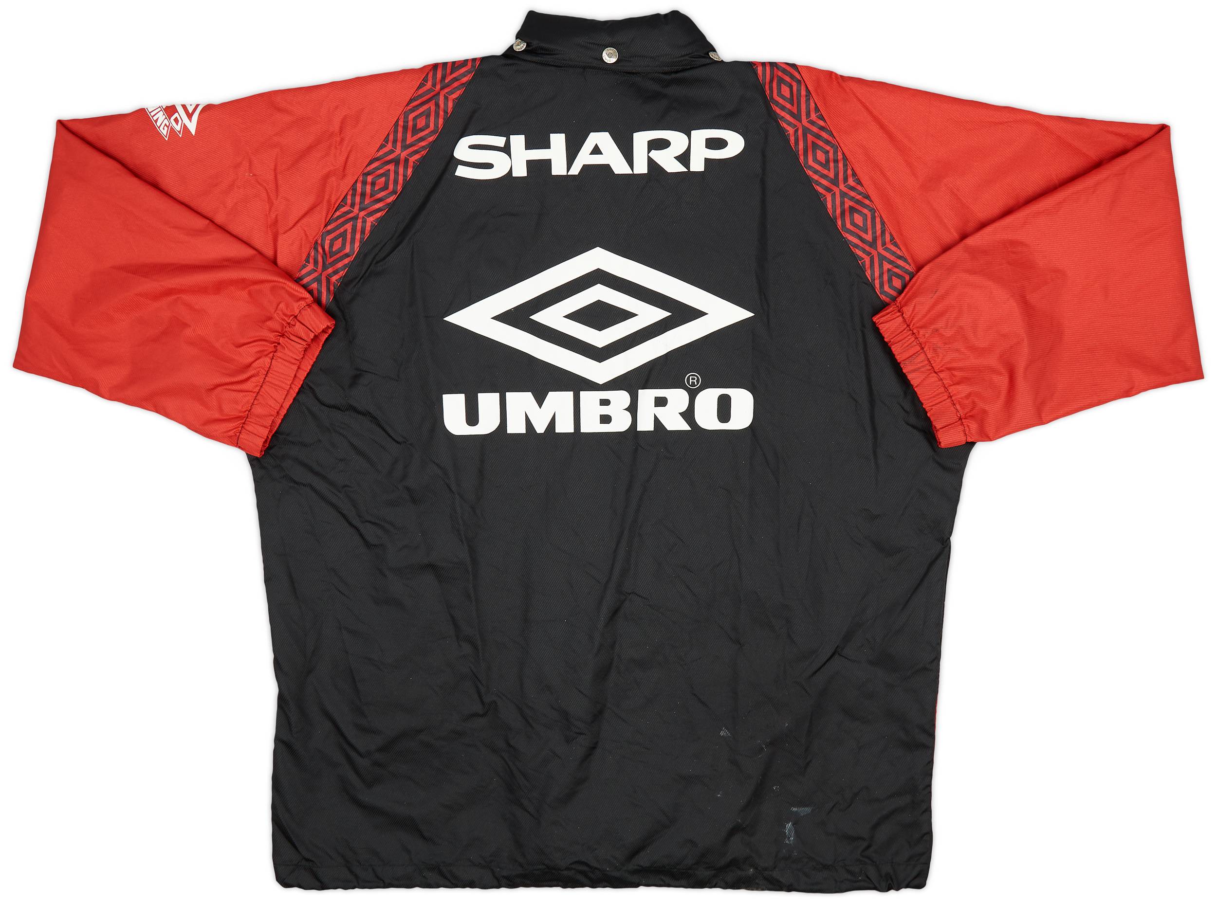 1995-97 Manchester United Umbro Bench Coat - 8/10 - (L)