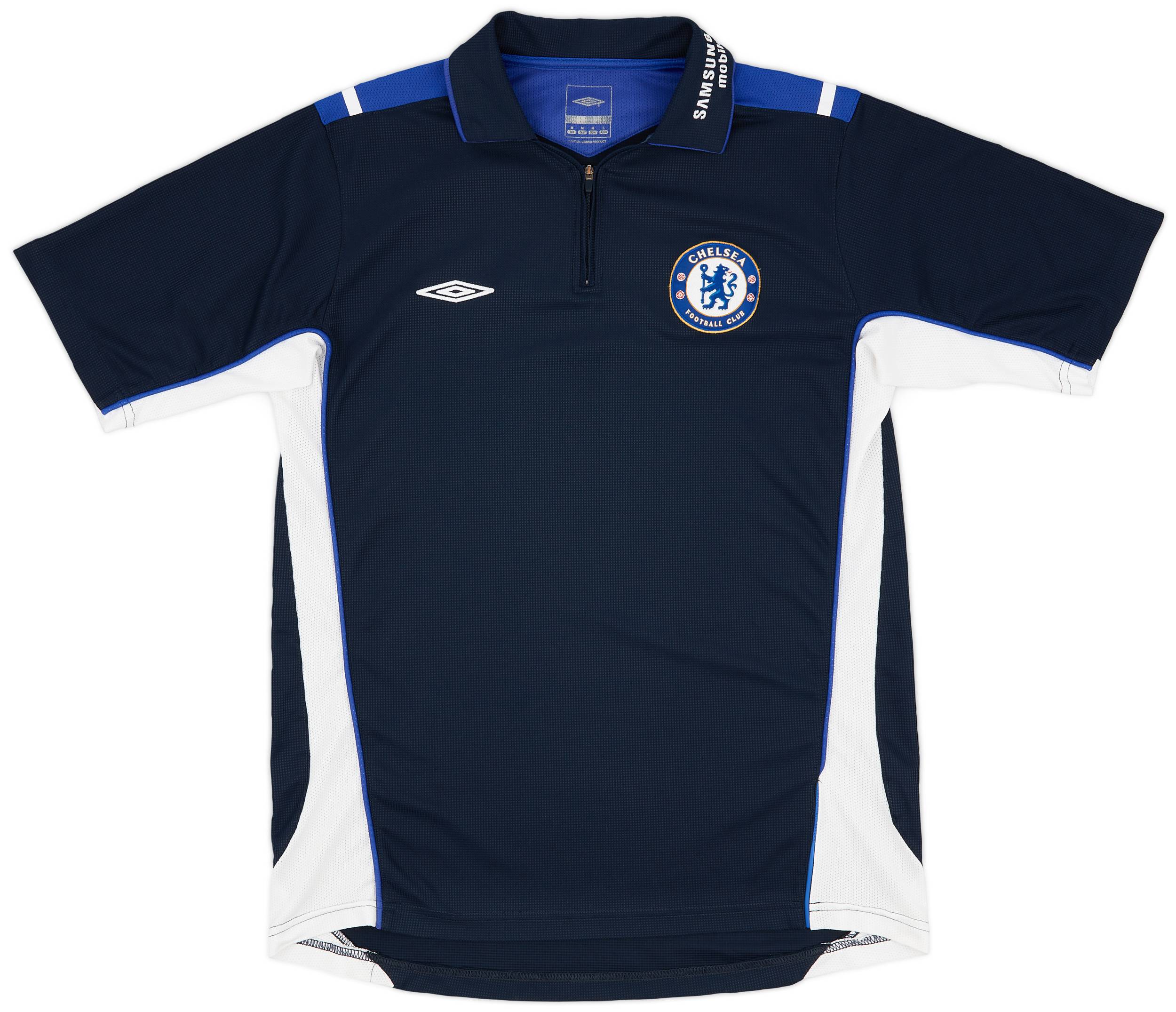 2005-06 Chelsea Umbro 1/4 Zip Training Shirt - 6/10 - (M)