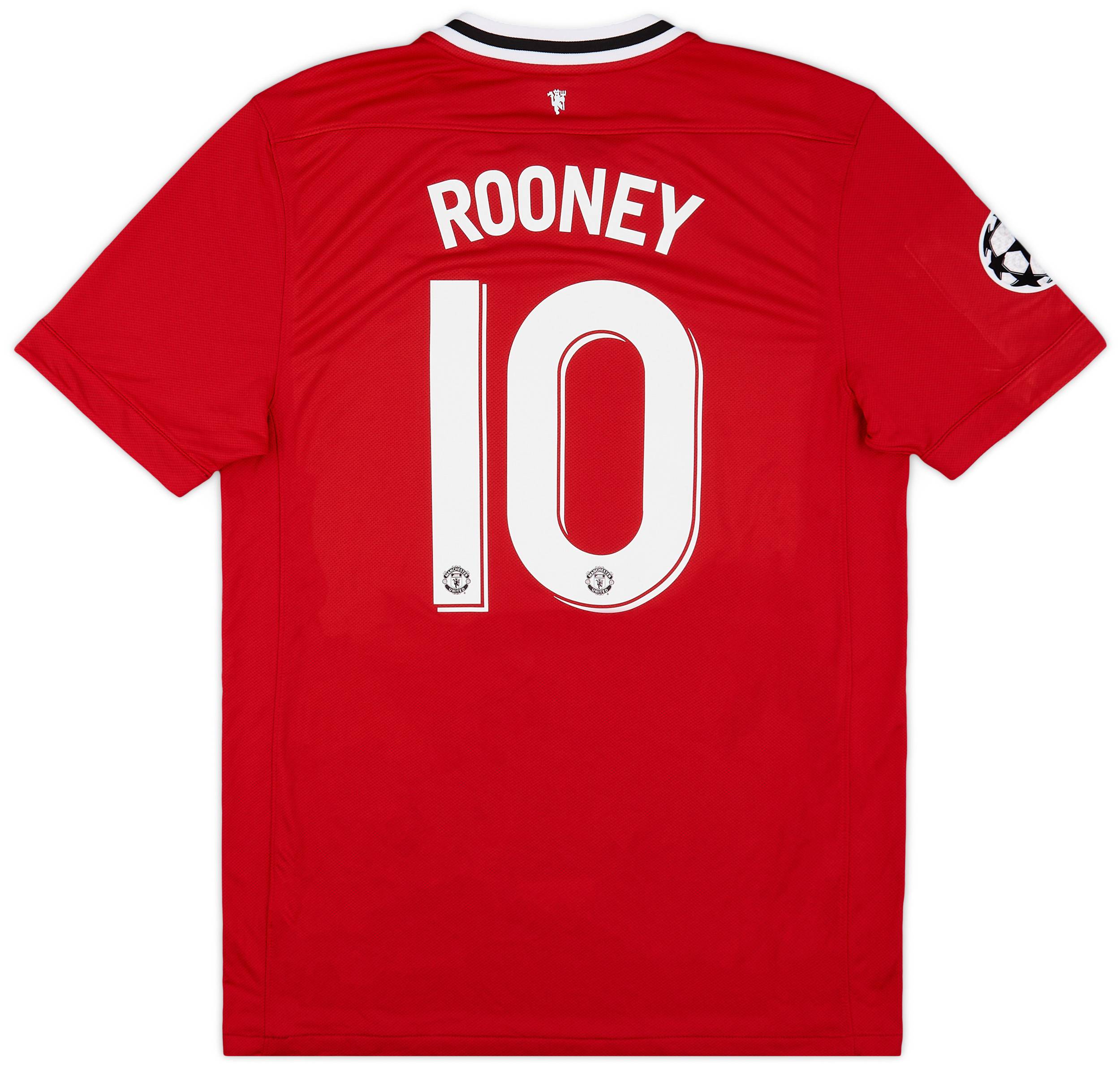 2011-12 Manchester United CL Home Shirt Rooney #10