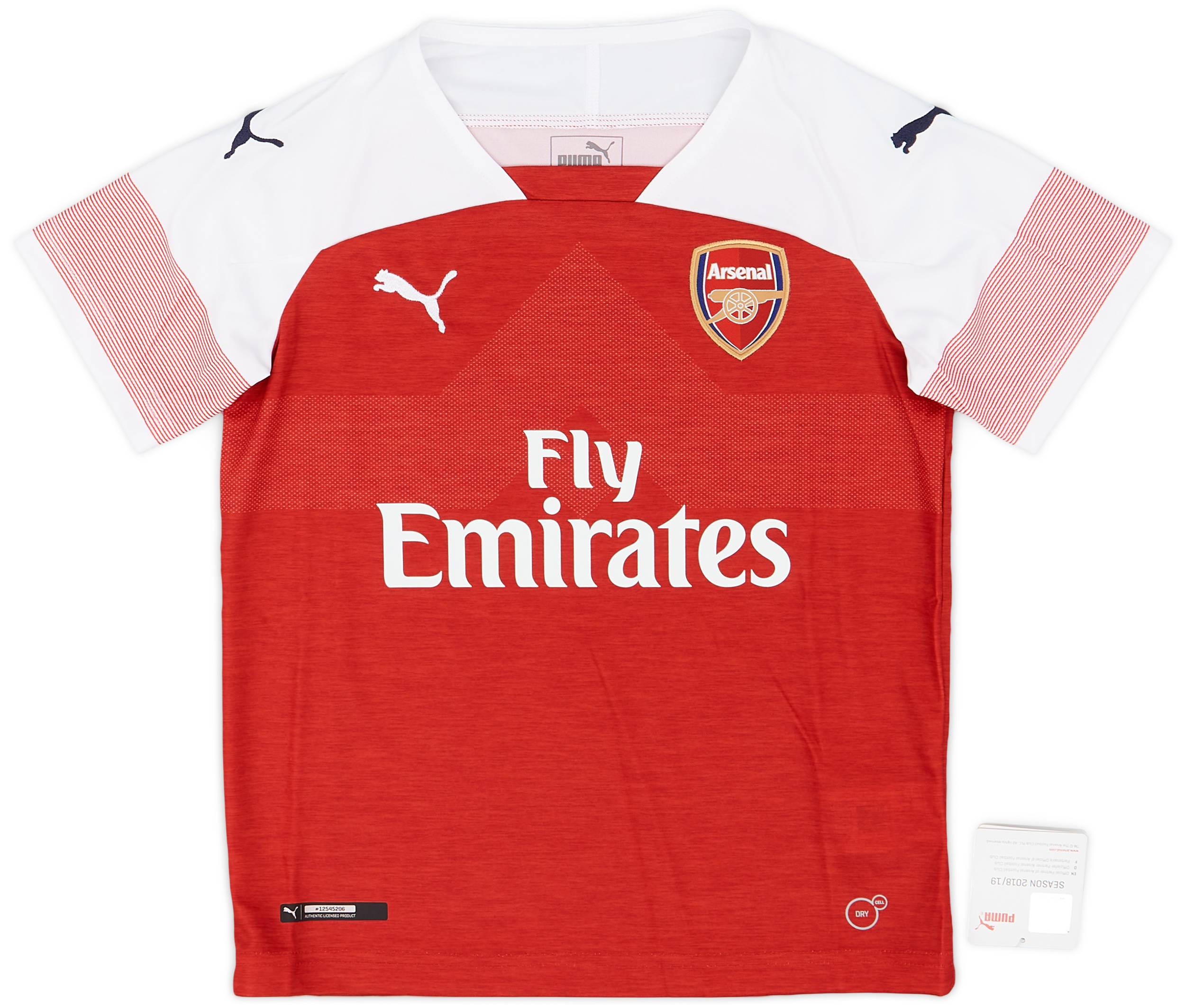 2018-19 Arsenal Home Shirt (M.Boys)
