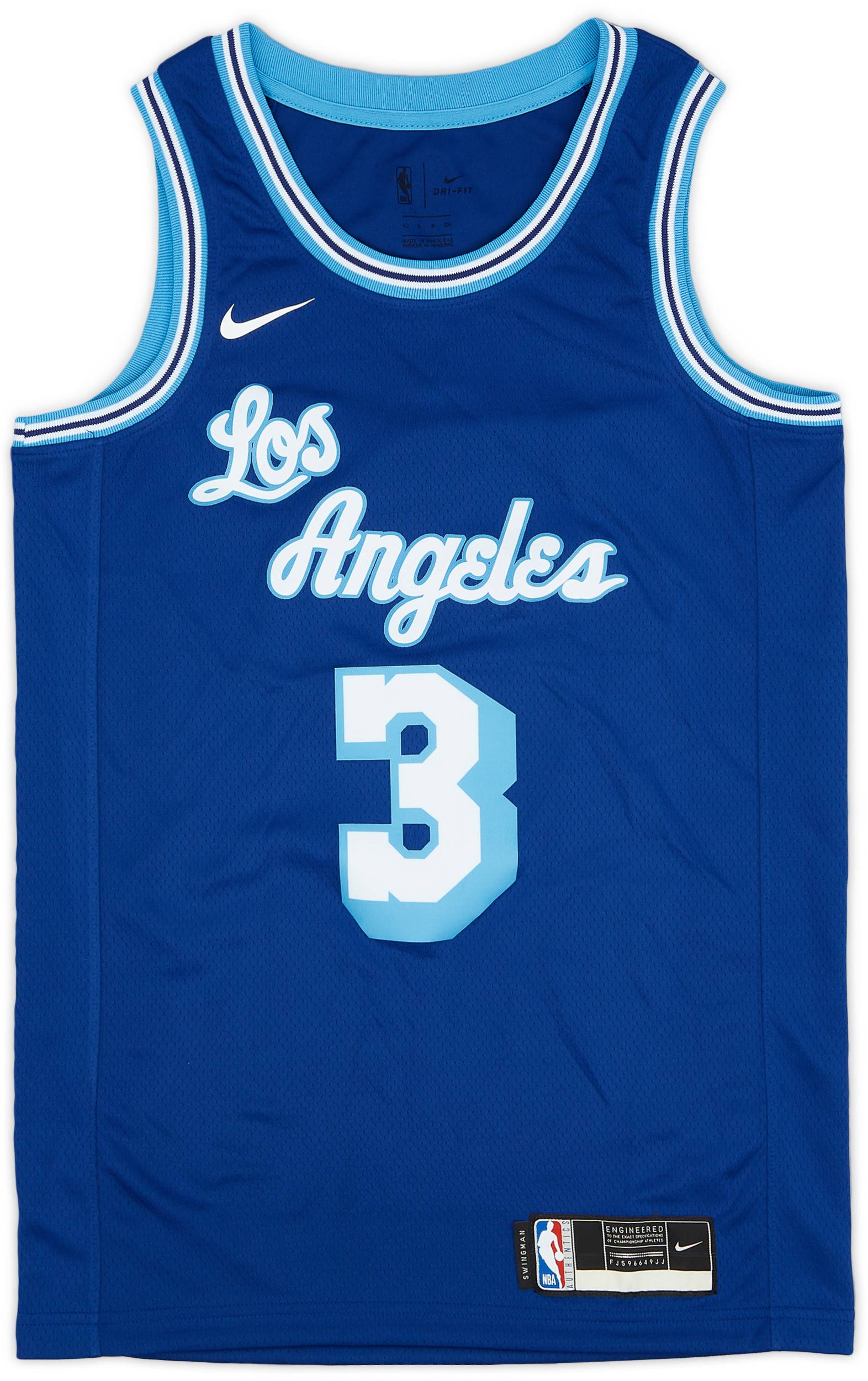 2020-21 LA Lakers Davis #3 Nike Swingman Classic Jersey (S)