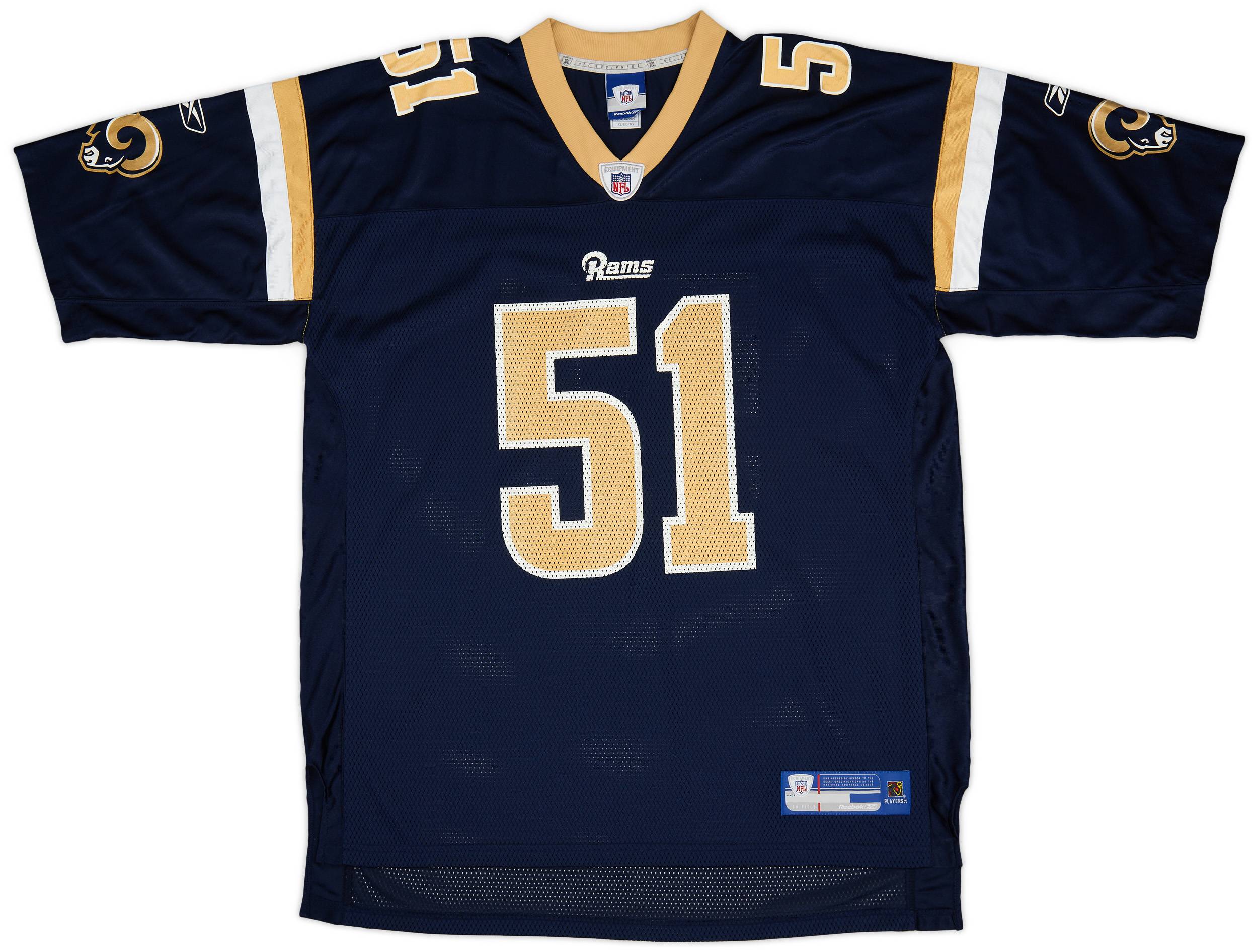 2006 St. Louis Rams Witherspoon #51 Reebok On Field Home Jersey ...