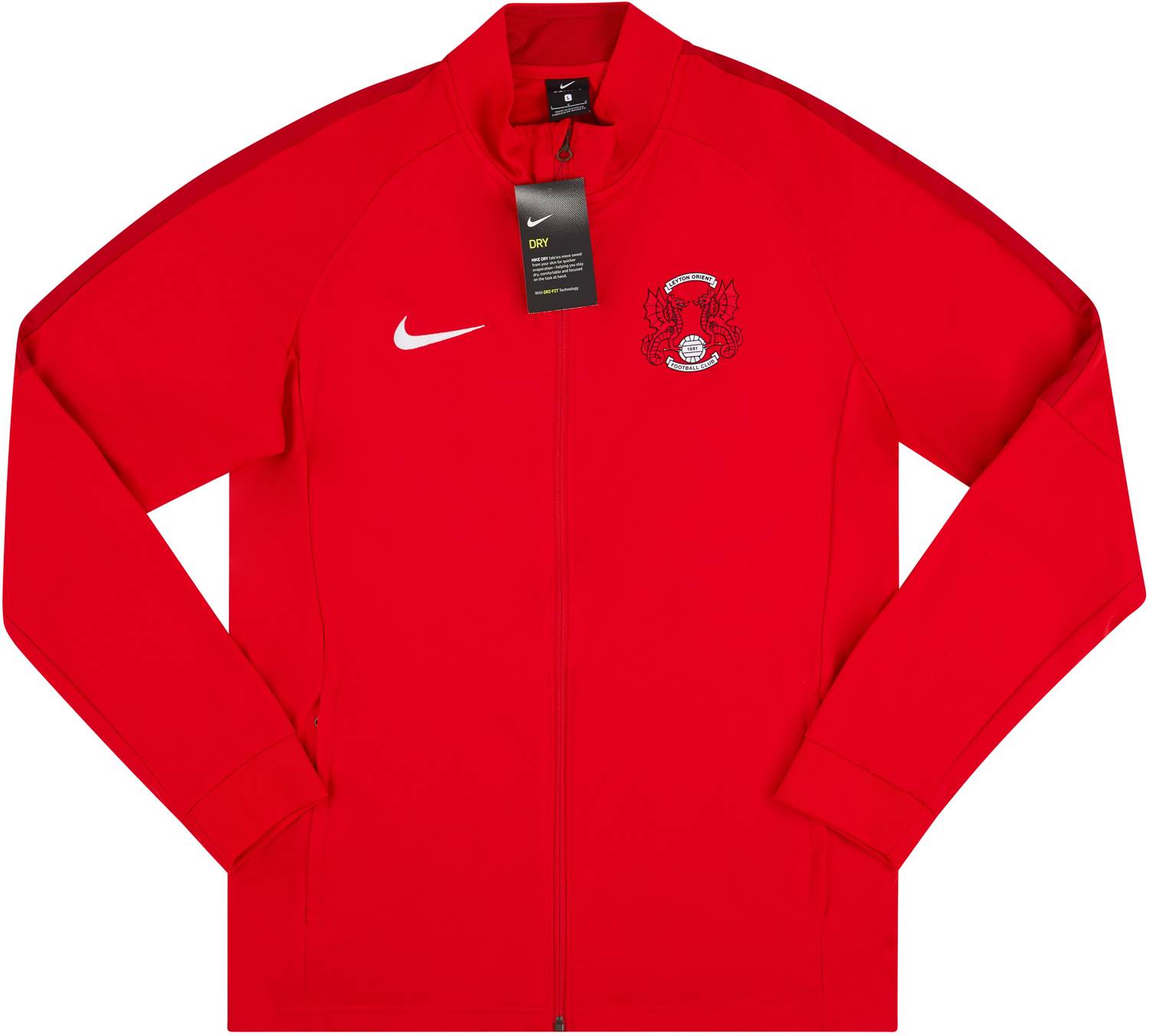 2018-19 Leyton Orient Nike Track Jacket - NEW