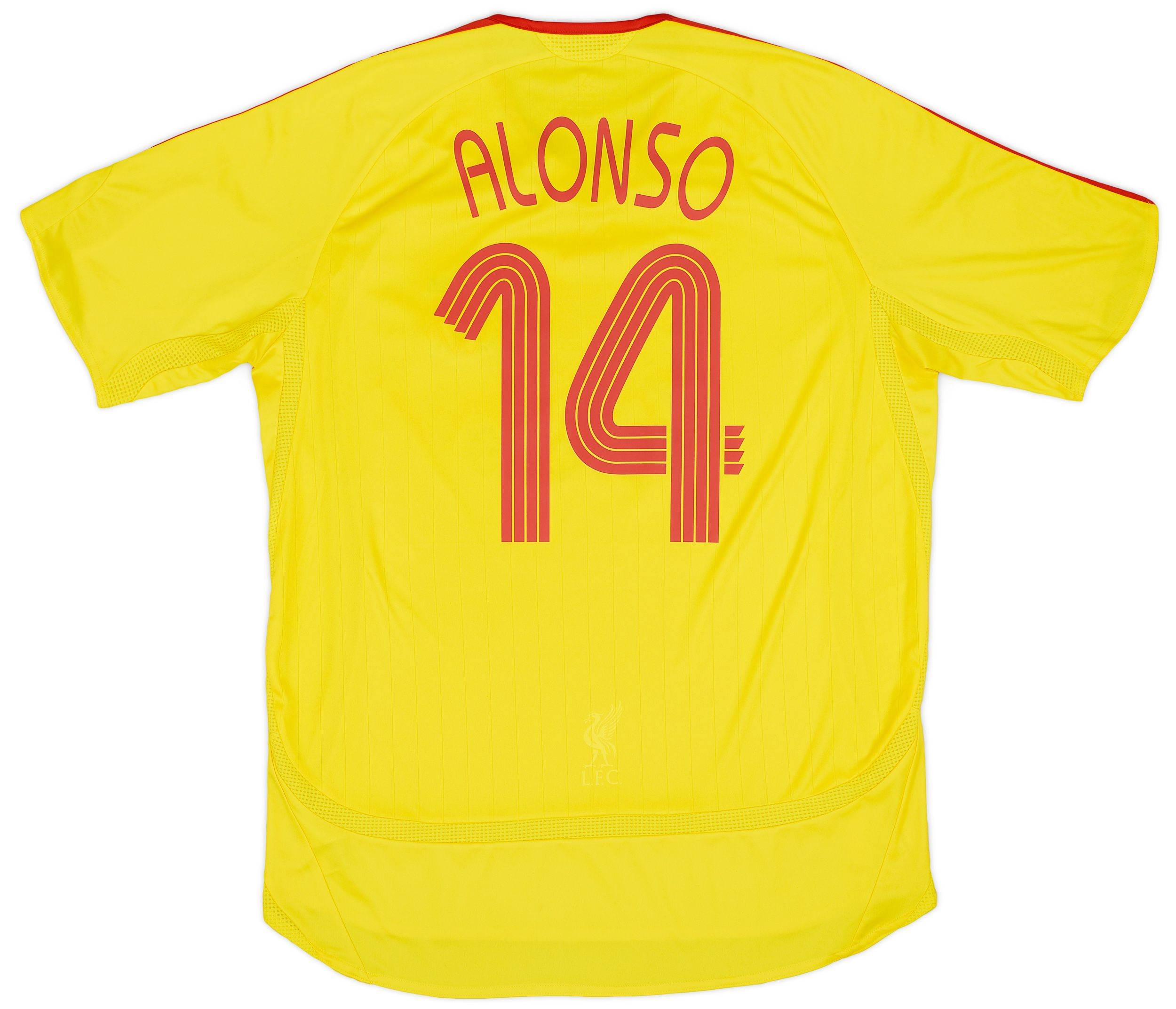 2006-07 Liverpool Away Shirt Alonso #14