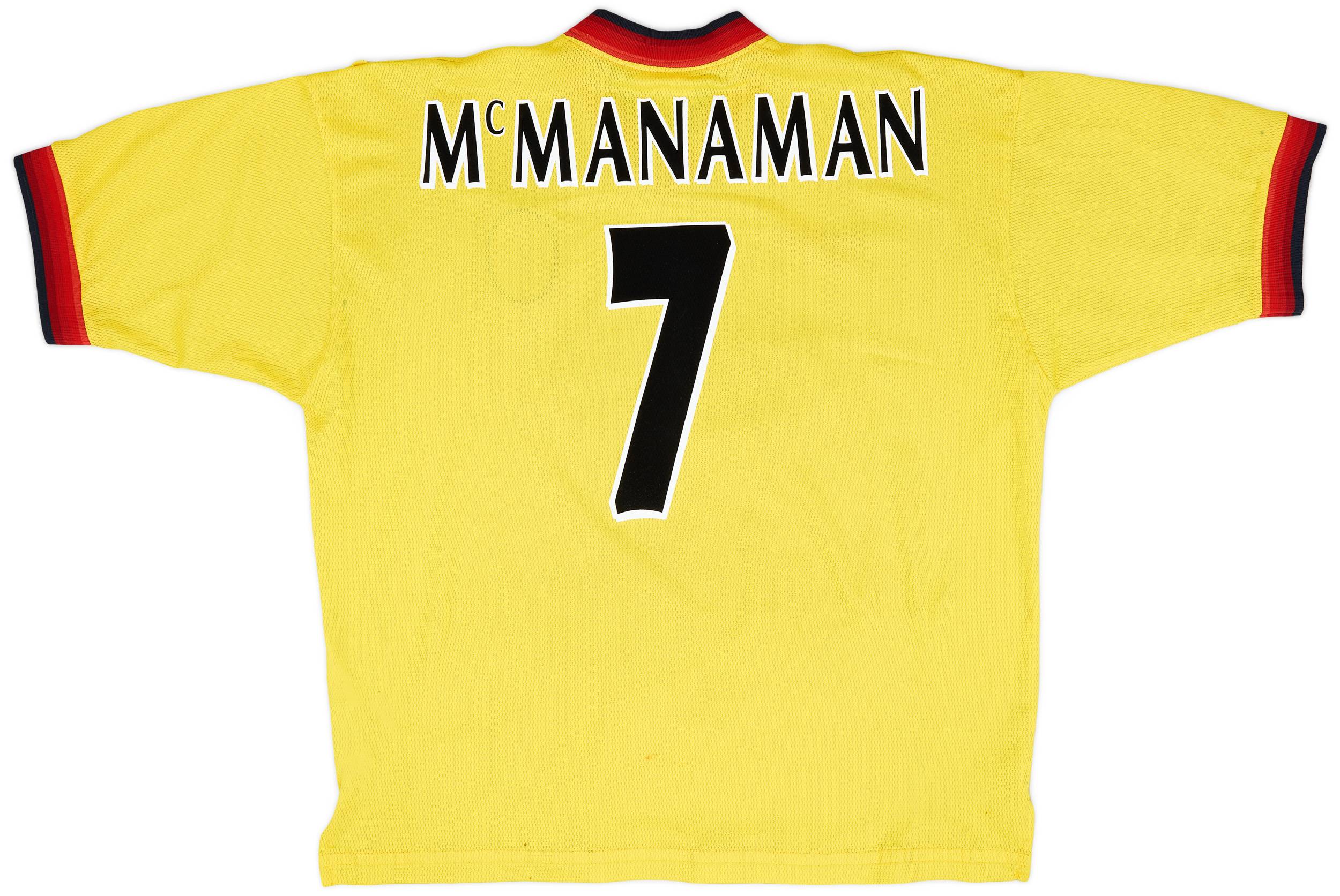 1997-99 Liverpool Away Shirt McManaman #7 - 6/10 - (XL)