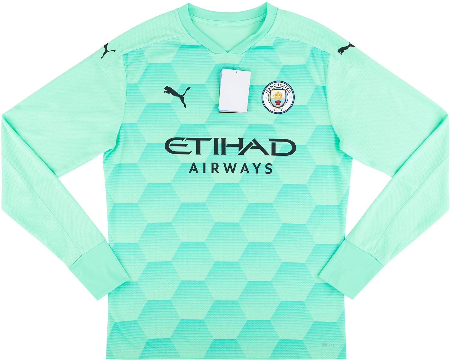 2020-21 Manchester City Player Issue GK Away Shirt