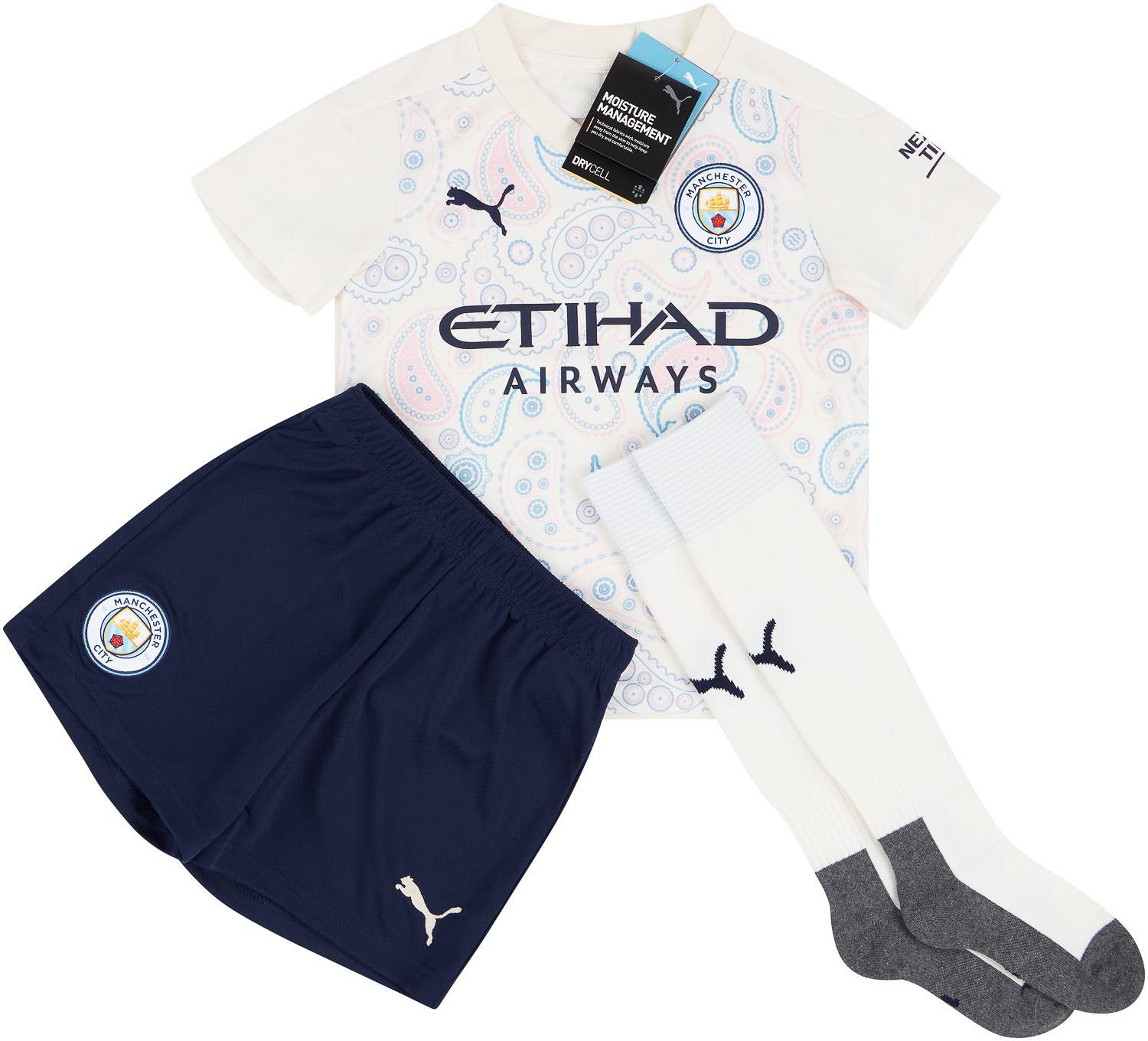 2020-21 Manchester City Third Full Kit - NEW - (Little Kids)