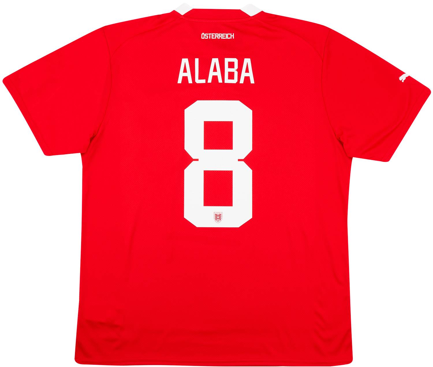 2022-23 Austria Home Shirt Alaba #8