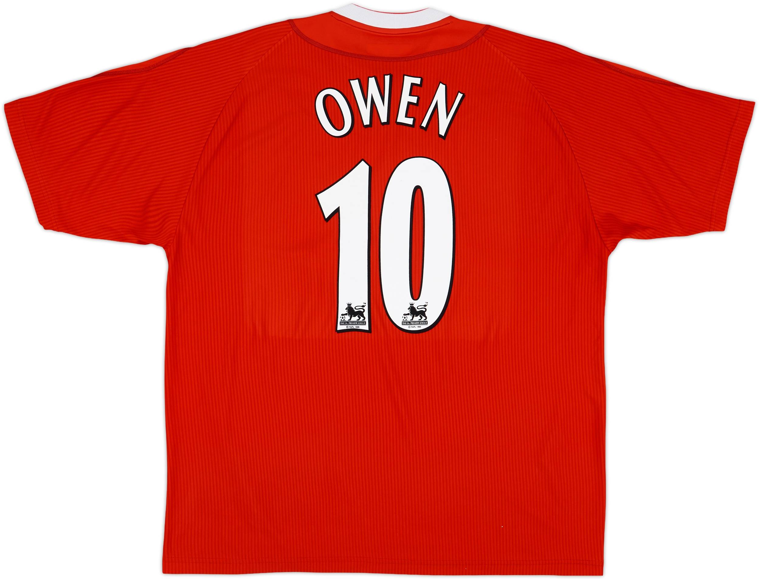 2002-04 Liverpool Home Shirt Owen #10 - 9/10 - (XL)