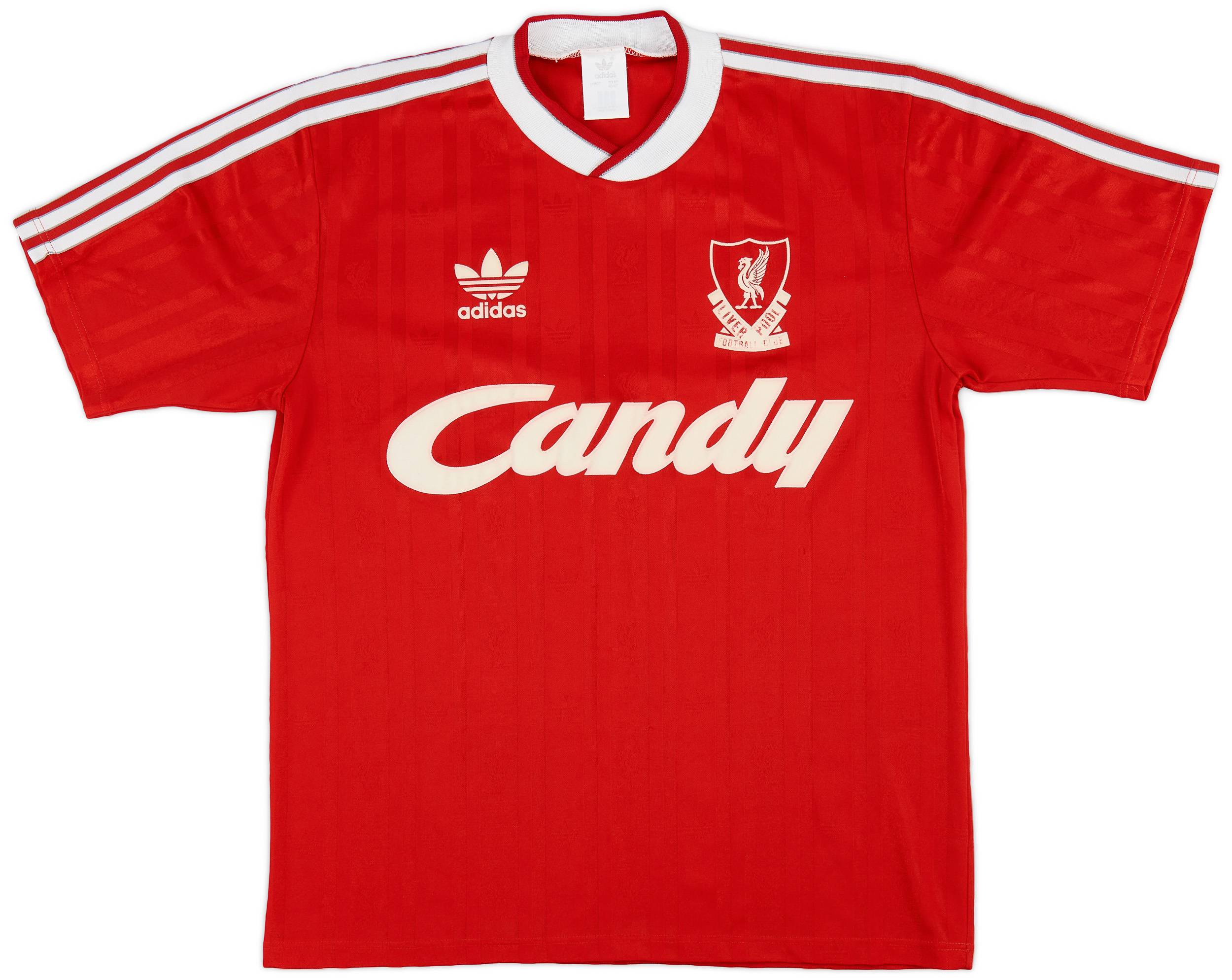 1988-89 Liverpool Home Shirt - 9/10 - (L)