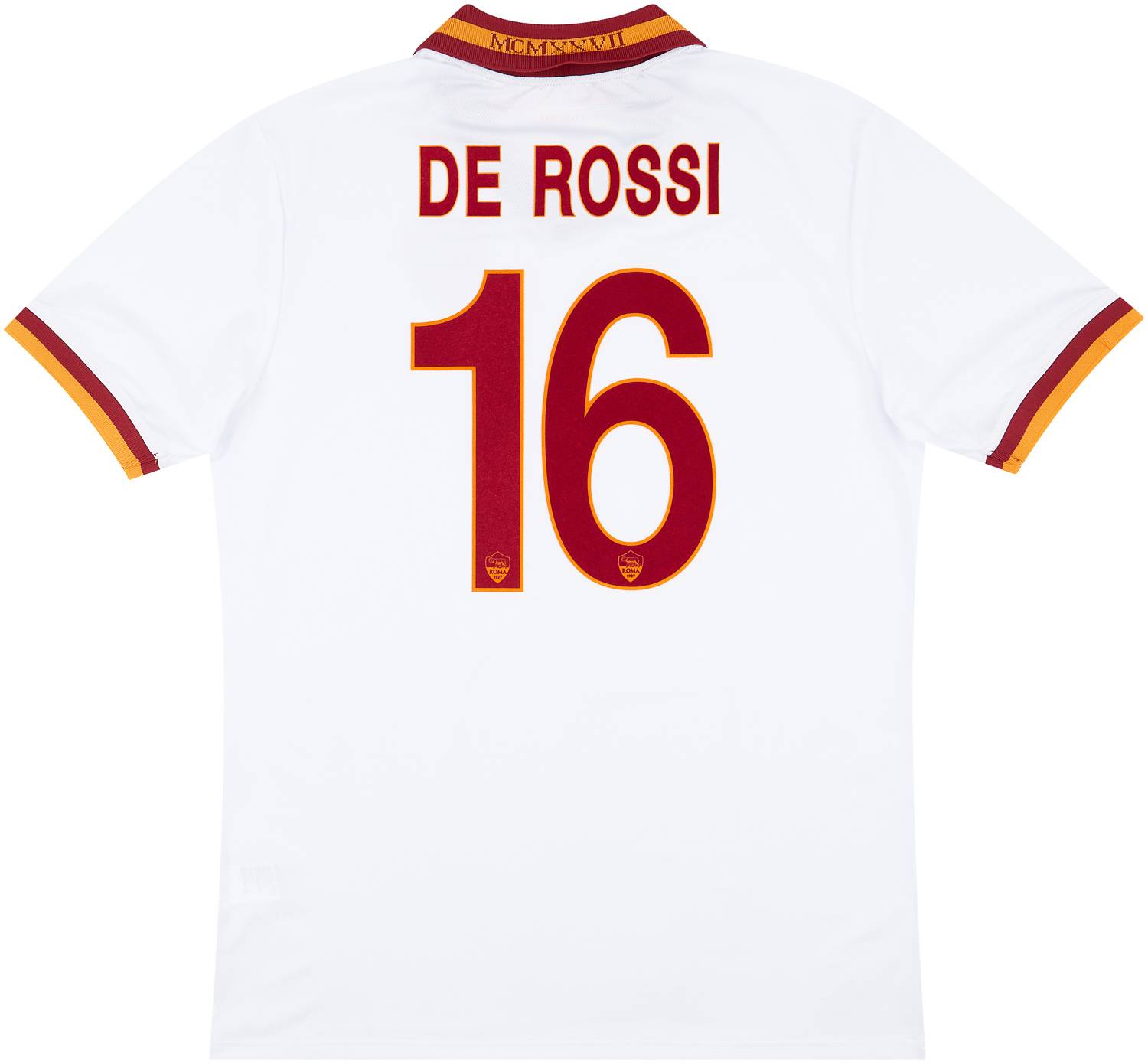 2013-14 Roma Away Shirt De Rossi #16 (XXL)
