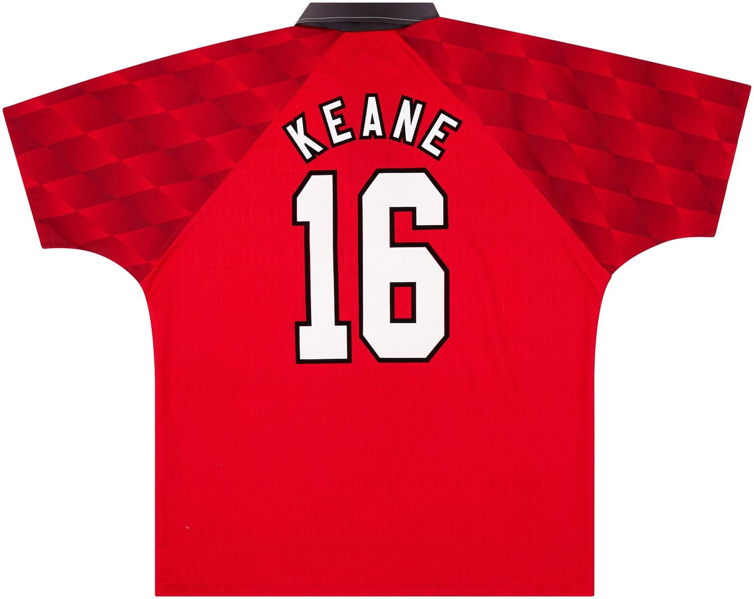 1996-98 Manchester United Home Shirt Keane #16