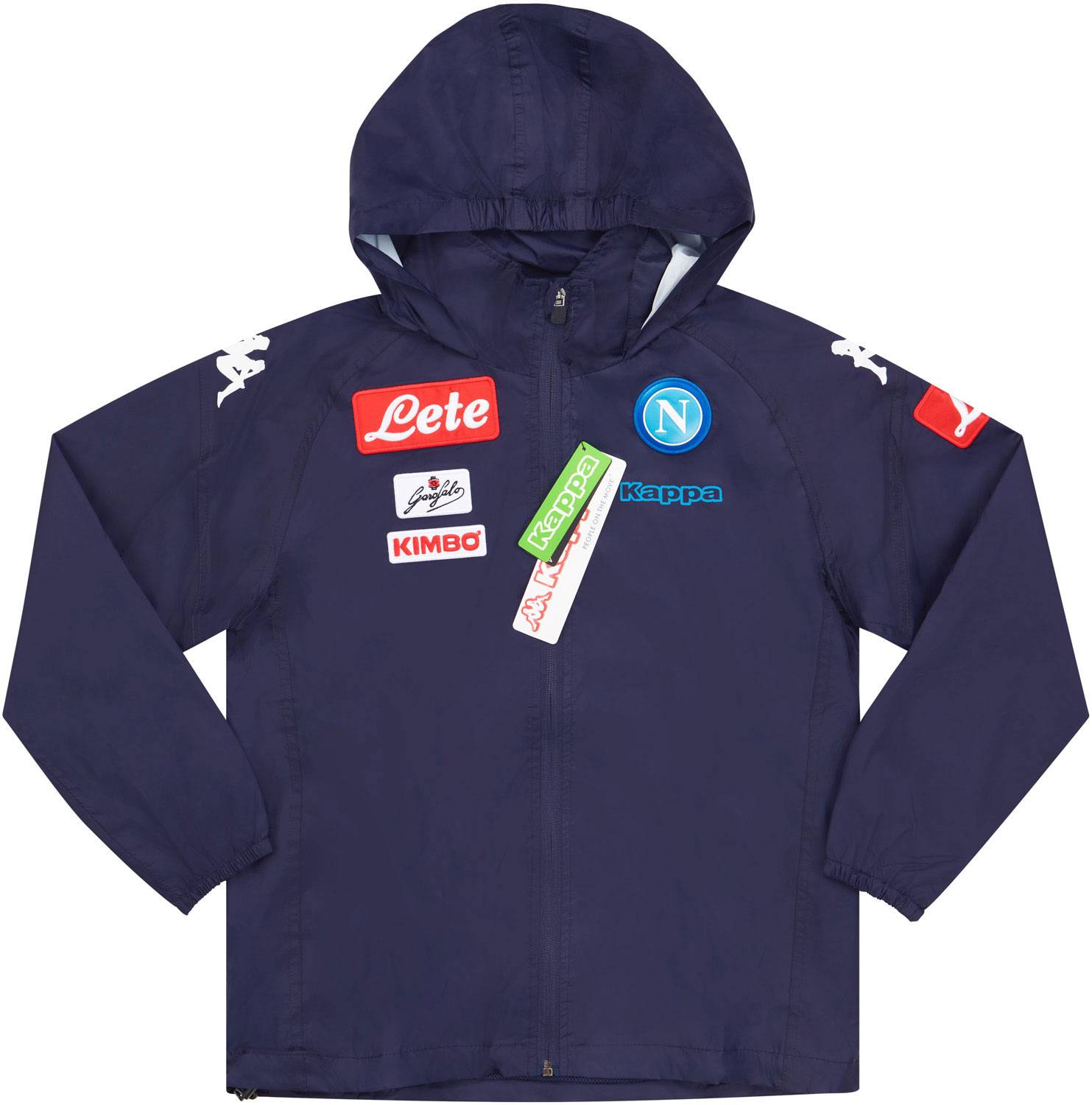 2017-18 Napoli Kappa Training Rain Jacket - (KIDS)