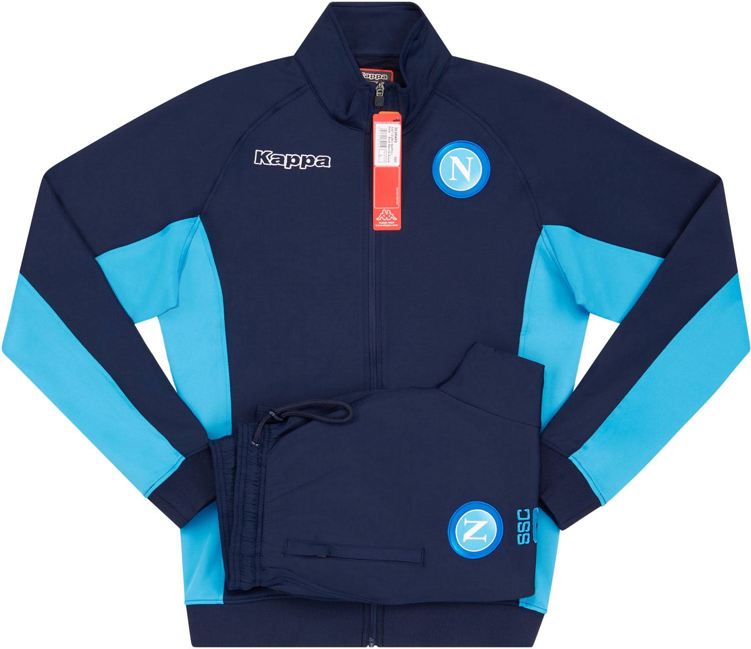 2017-18 Napoli Kappa Training Tracksuit - NEW