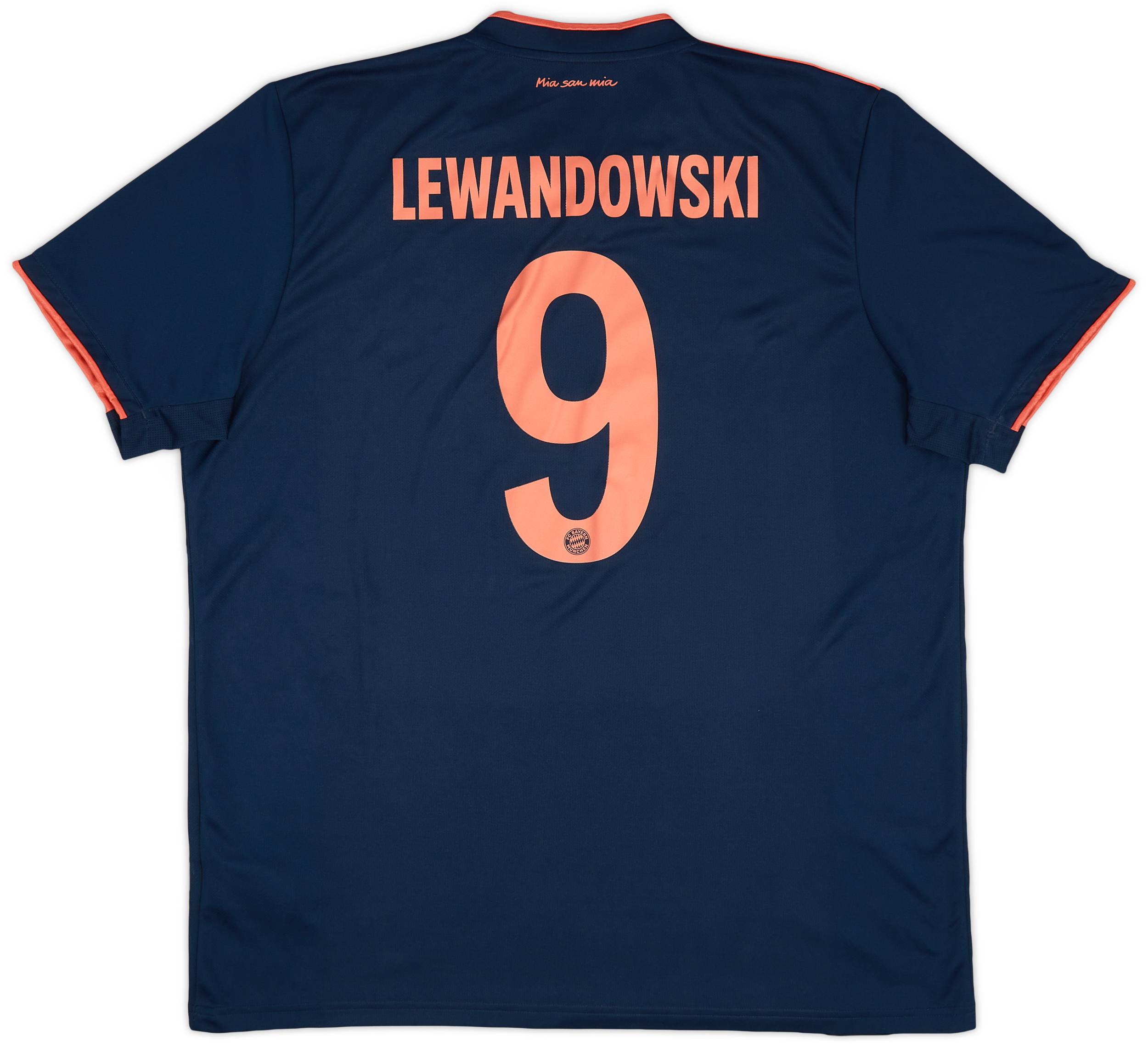 2019-20 Bayern Munich Third Shirt Lewandowski #9 - 9/10 - (XL)