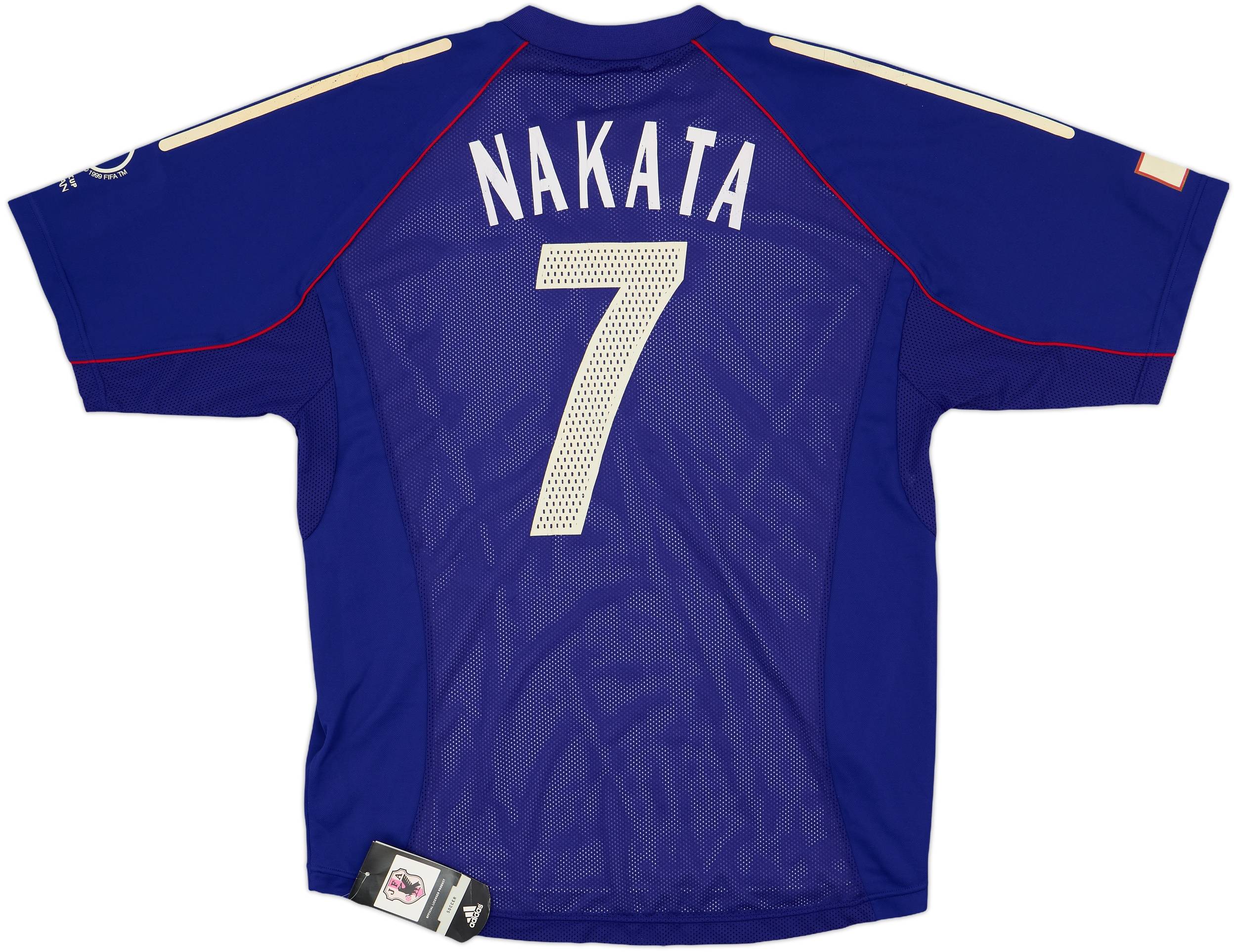 2002-04 Japan Player Issue Home Shirt Nakata #7 (XL)