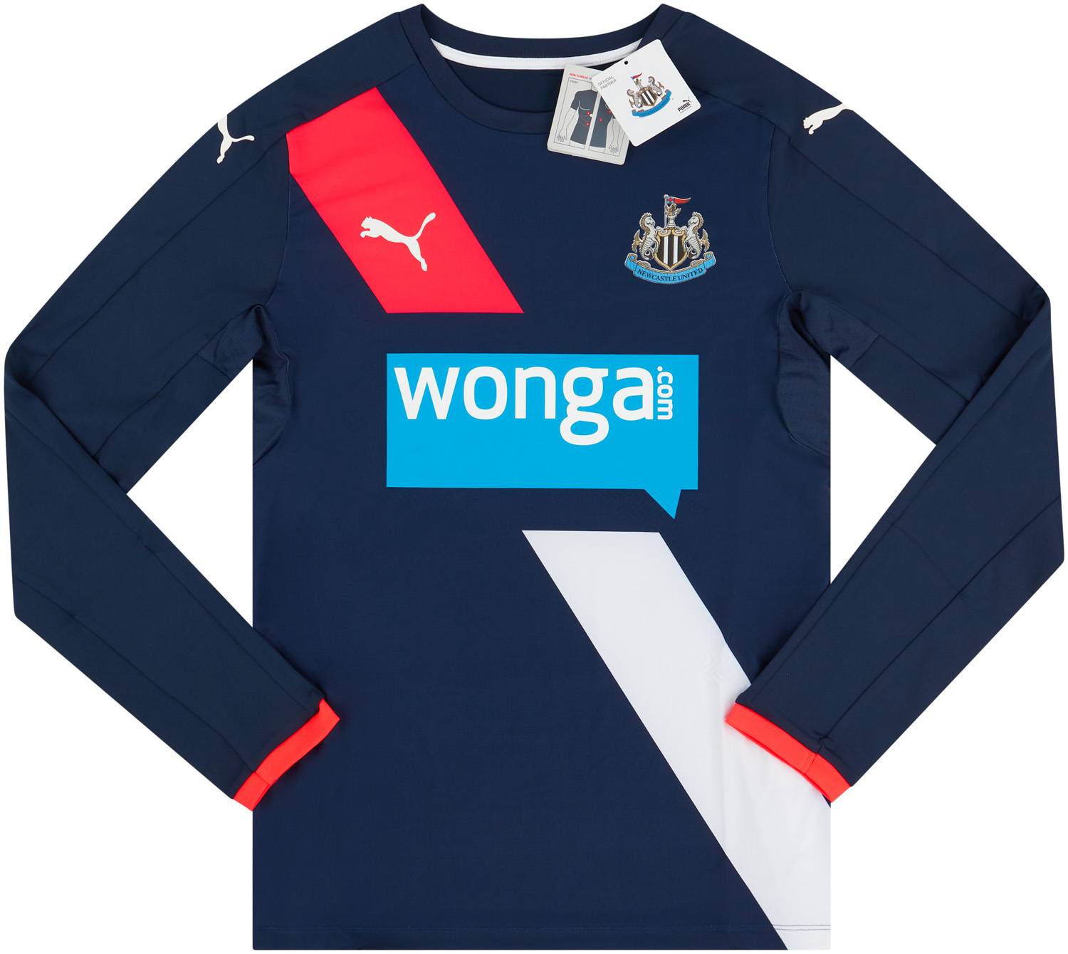 2015-16 Newcastle Player Issue ACTV Fit Third L/S Shirt