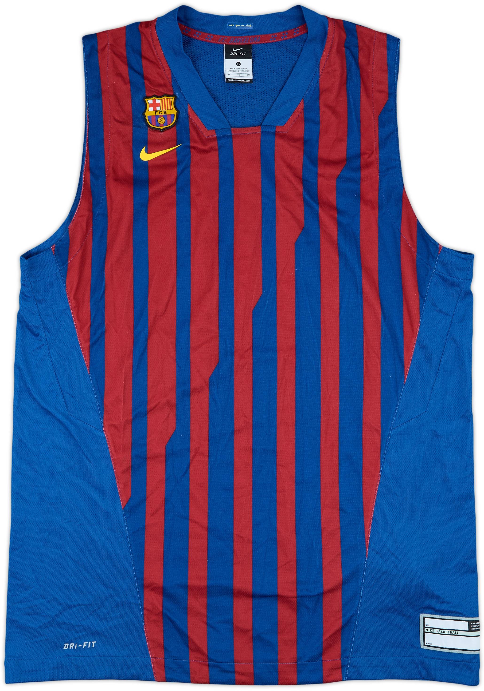 2011-12 Barcelona Basketball Nike Training Vest - 9/10 - (XL)