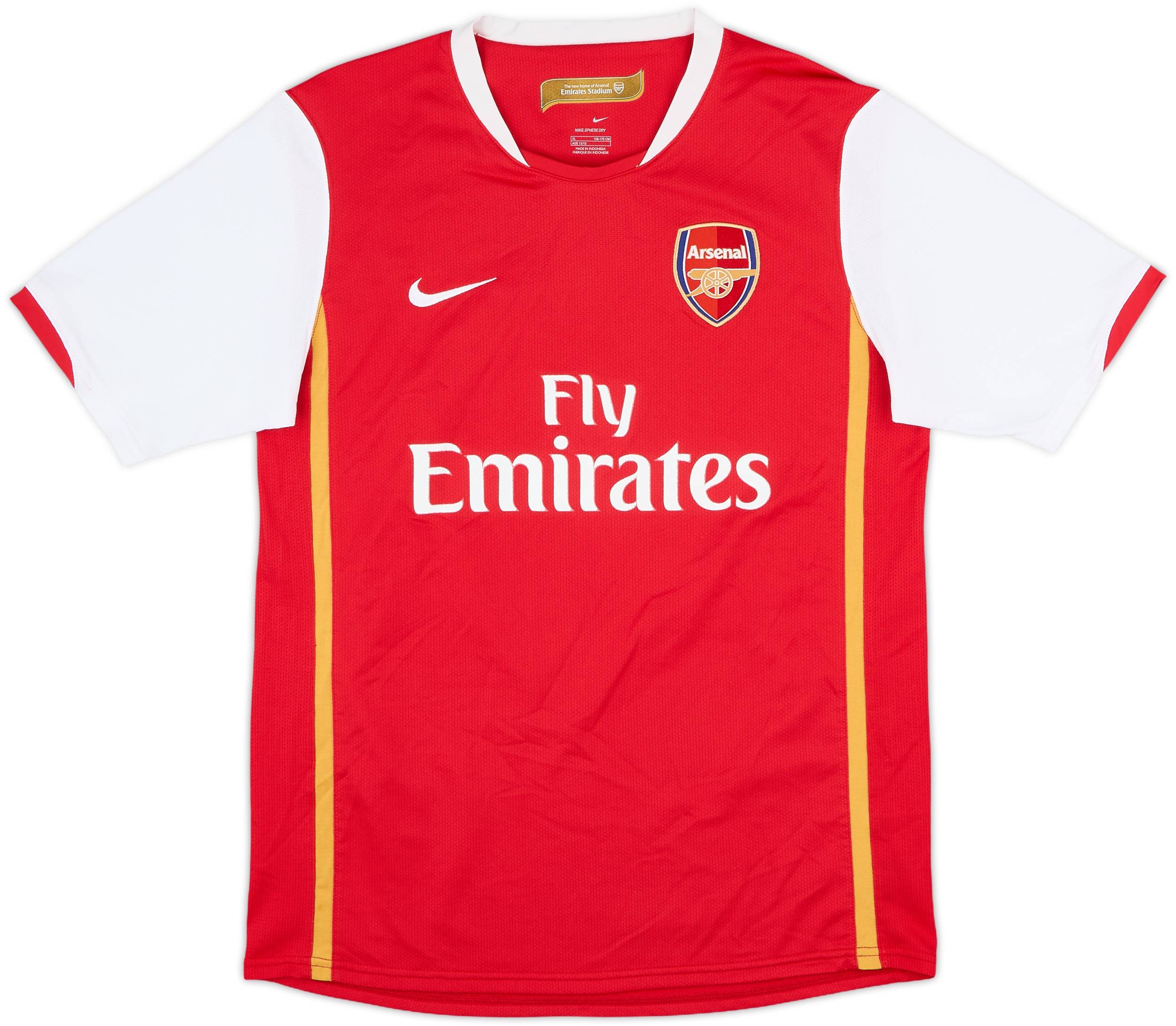 2006-08 Arsenal Home Shirt Fabregas #4 - 7/10 - (XL.Boys)