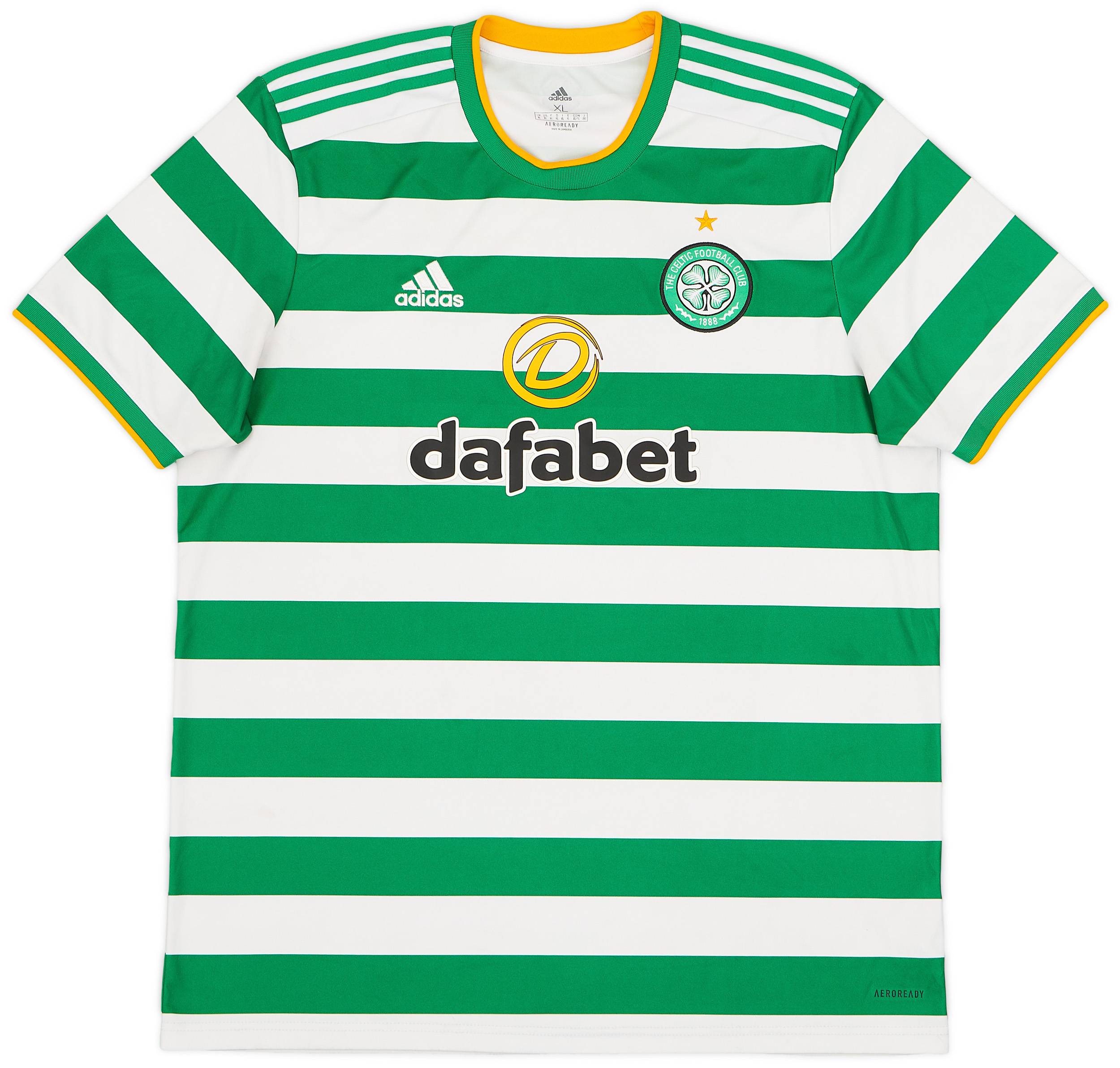 2020-21 Celtic Home Shirt - 7/10 - (XL)