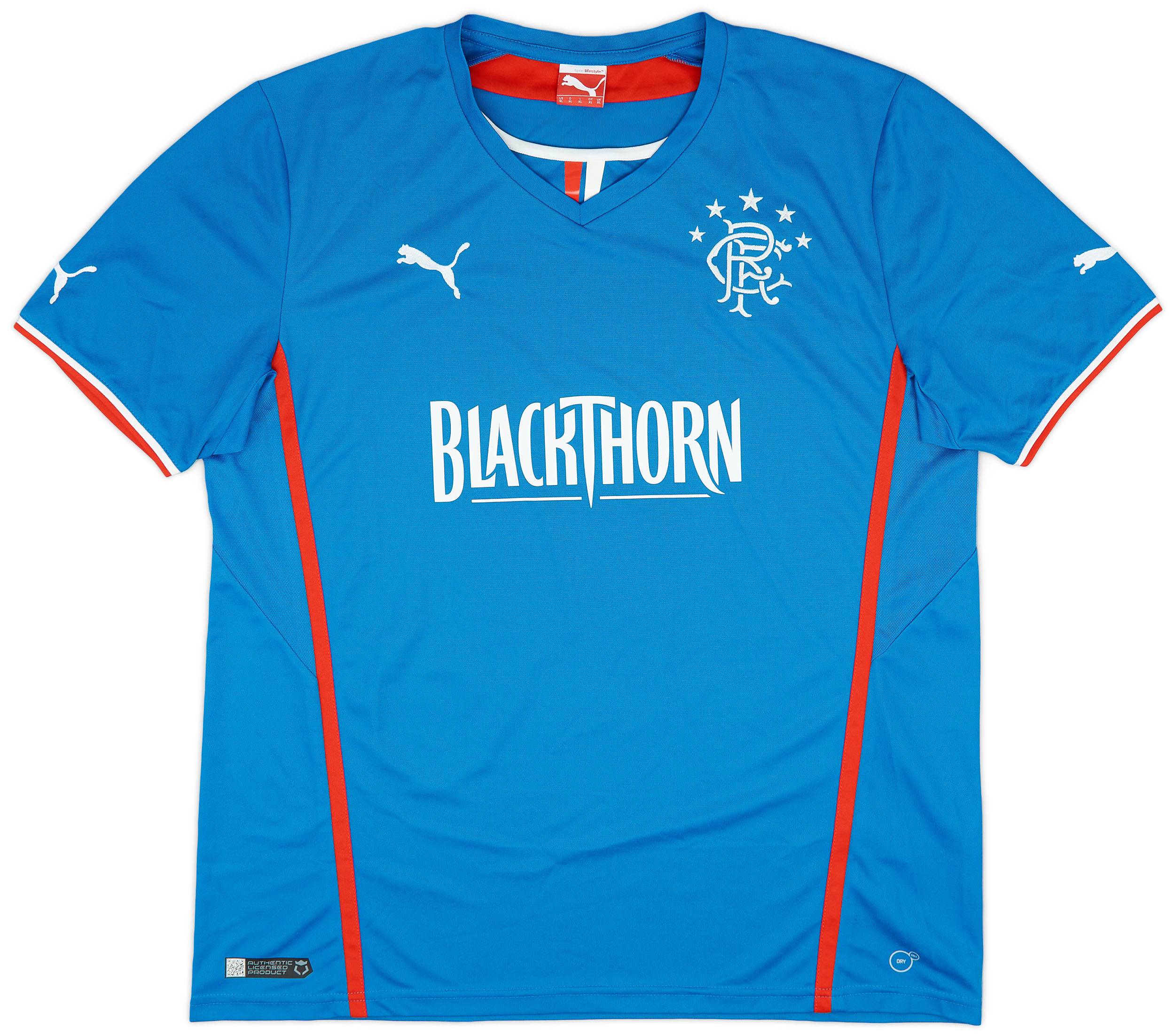 2013-14 Rangers Home Shirt - 10/10 - (XL)