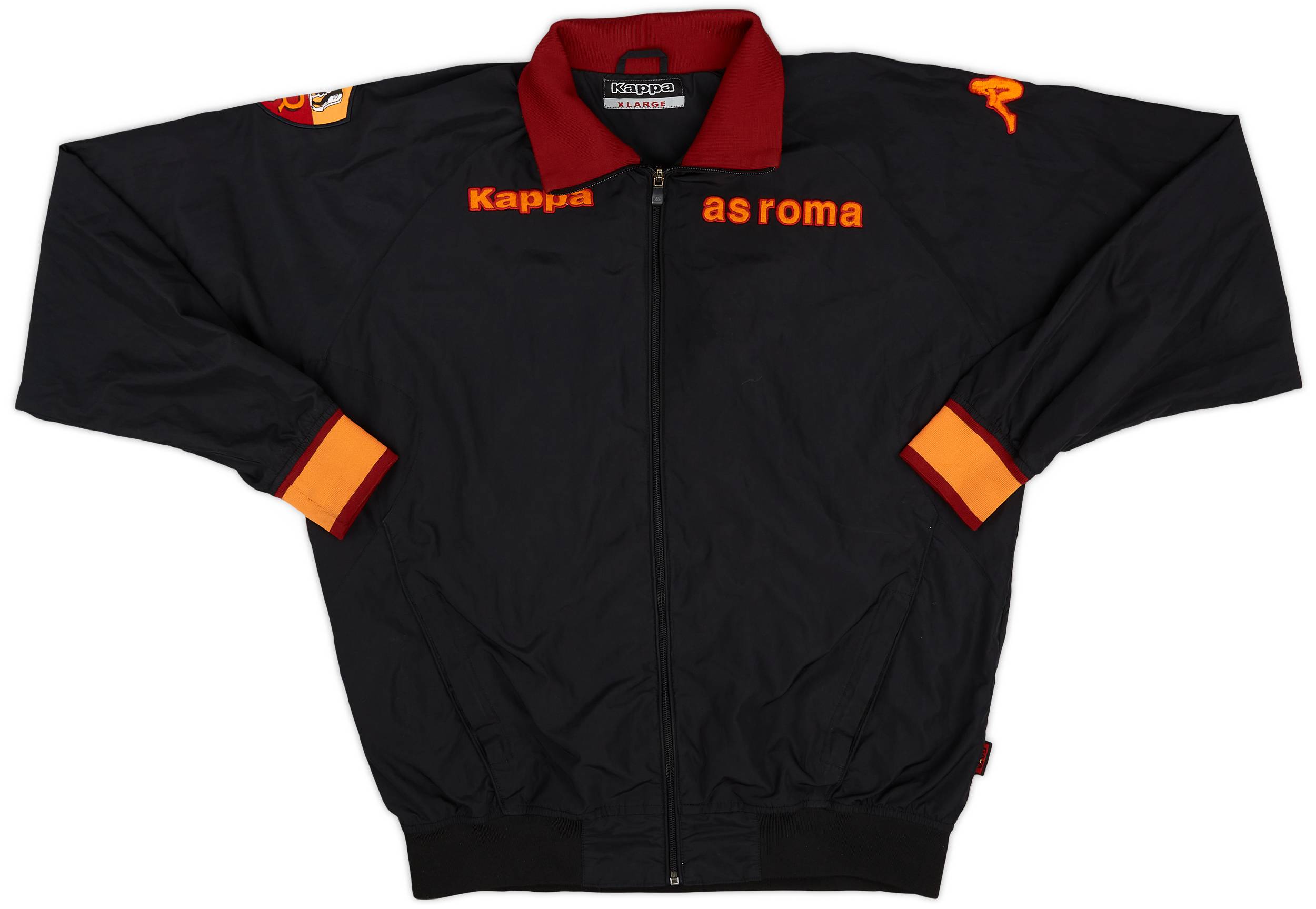 2011-12 Roma Kappa Track Jacket - 9/10 - (XL)