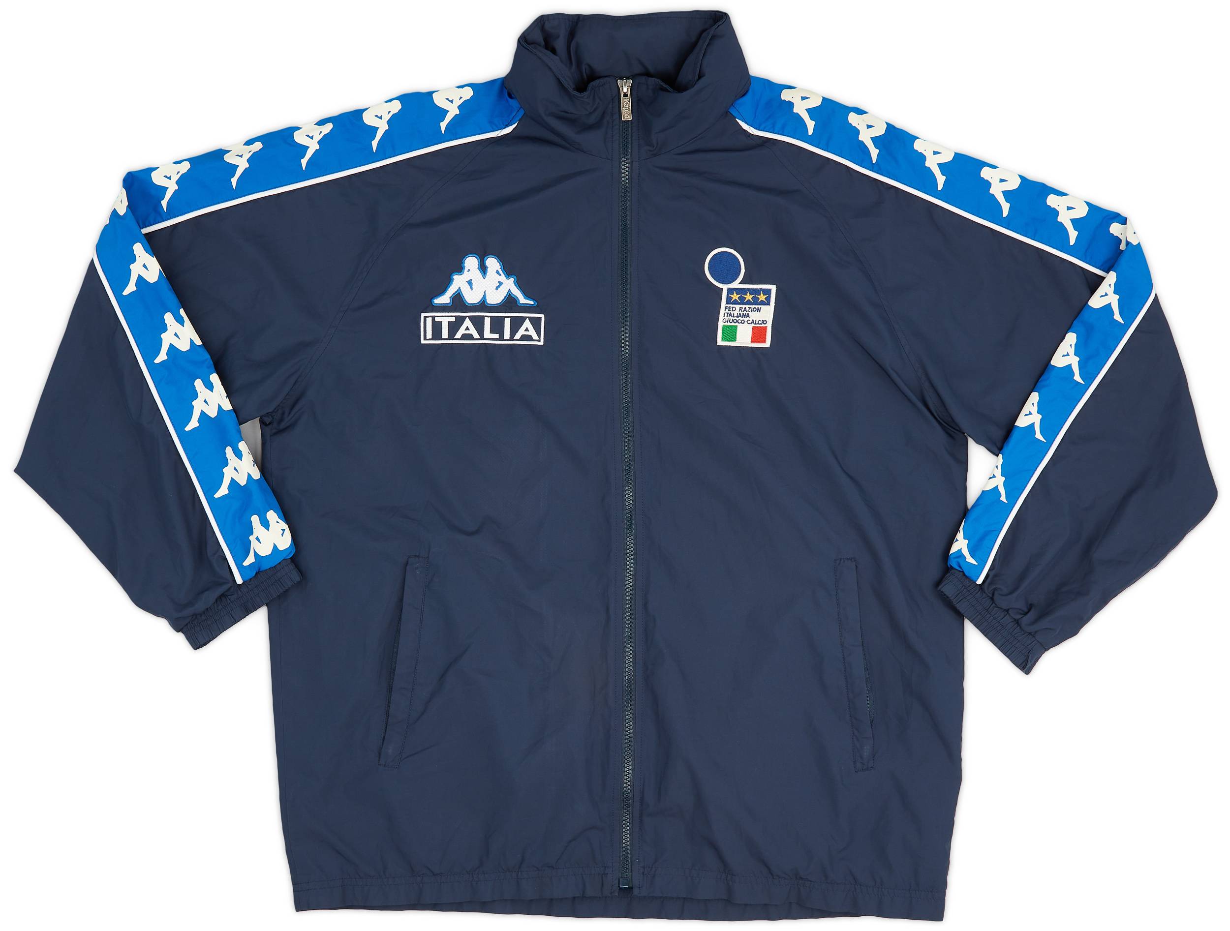 1999-00 Italy Kappa Hooded Track Jacket - 8/10 - (L)