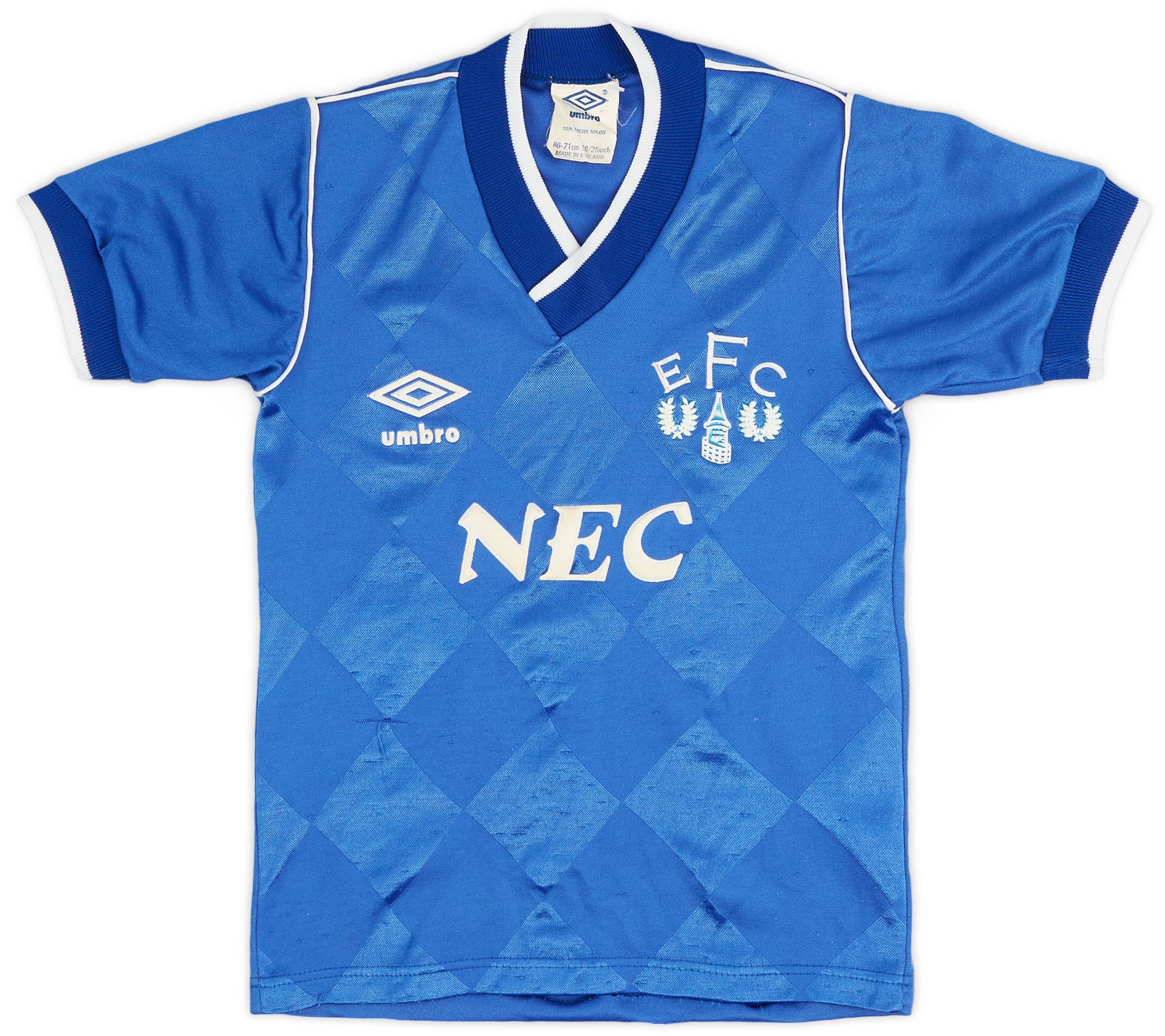 1986-89 Everton Home Shirt - 8/10 - (S.Boys)