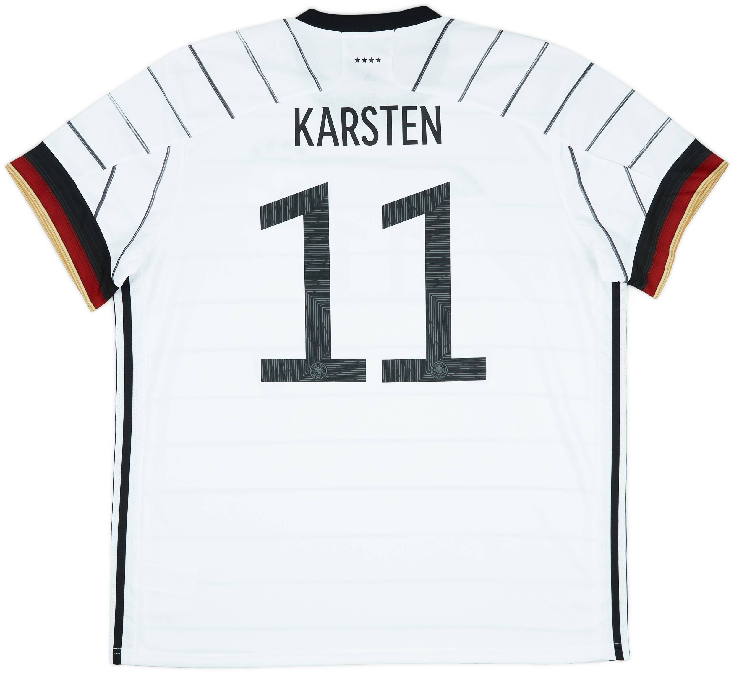 2020-21 Germany Home Shirt Karsten #11 - 10/10 - (XXL)