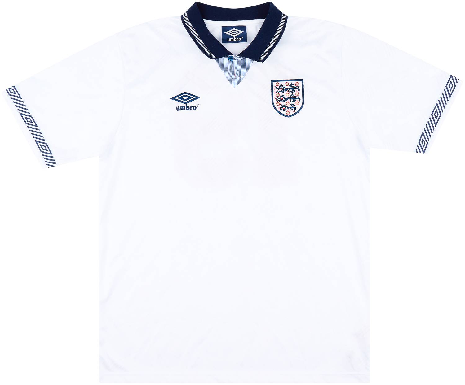 2002 England Umbro Retro 1990-92 Home Shirt #19 - 8/10 - (L)