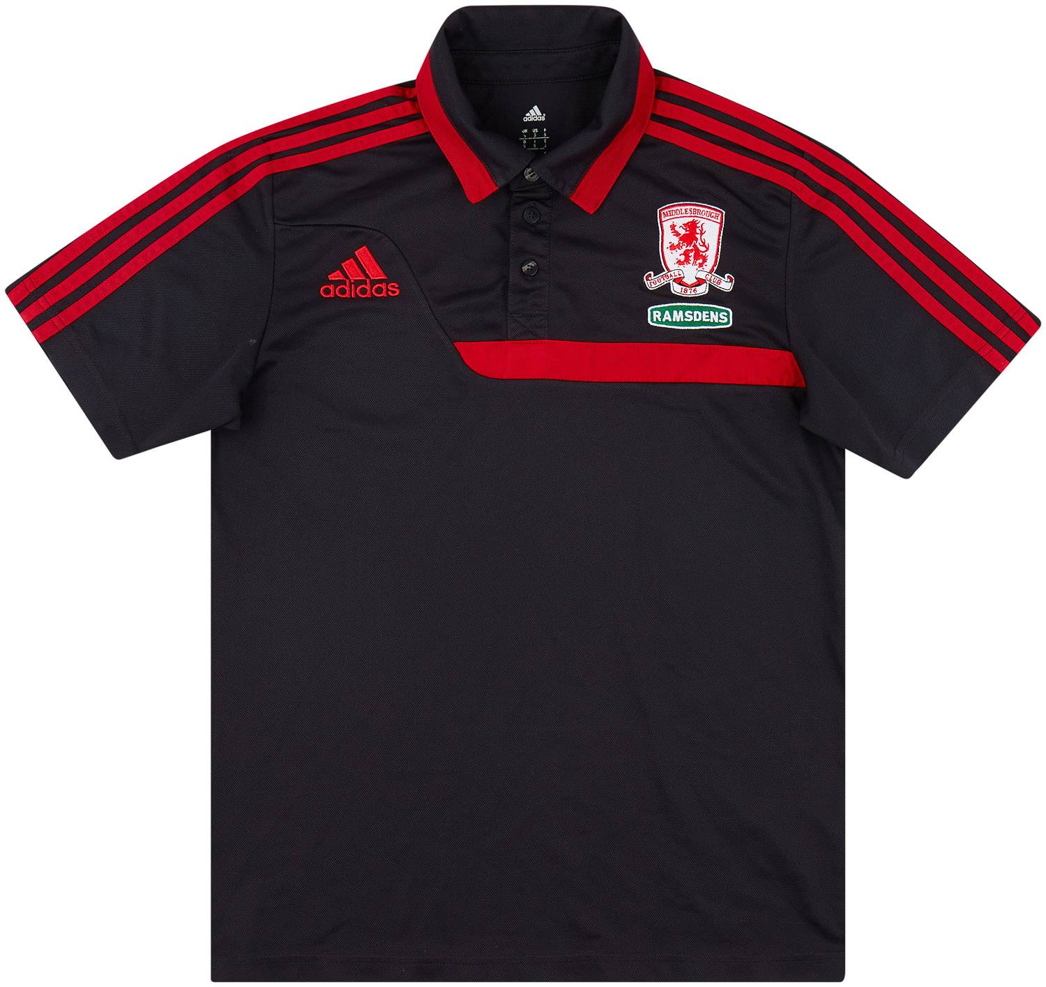2013-14 Middlesbrough adidas Polo Shirt - 8/10 - (S)