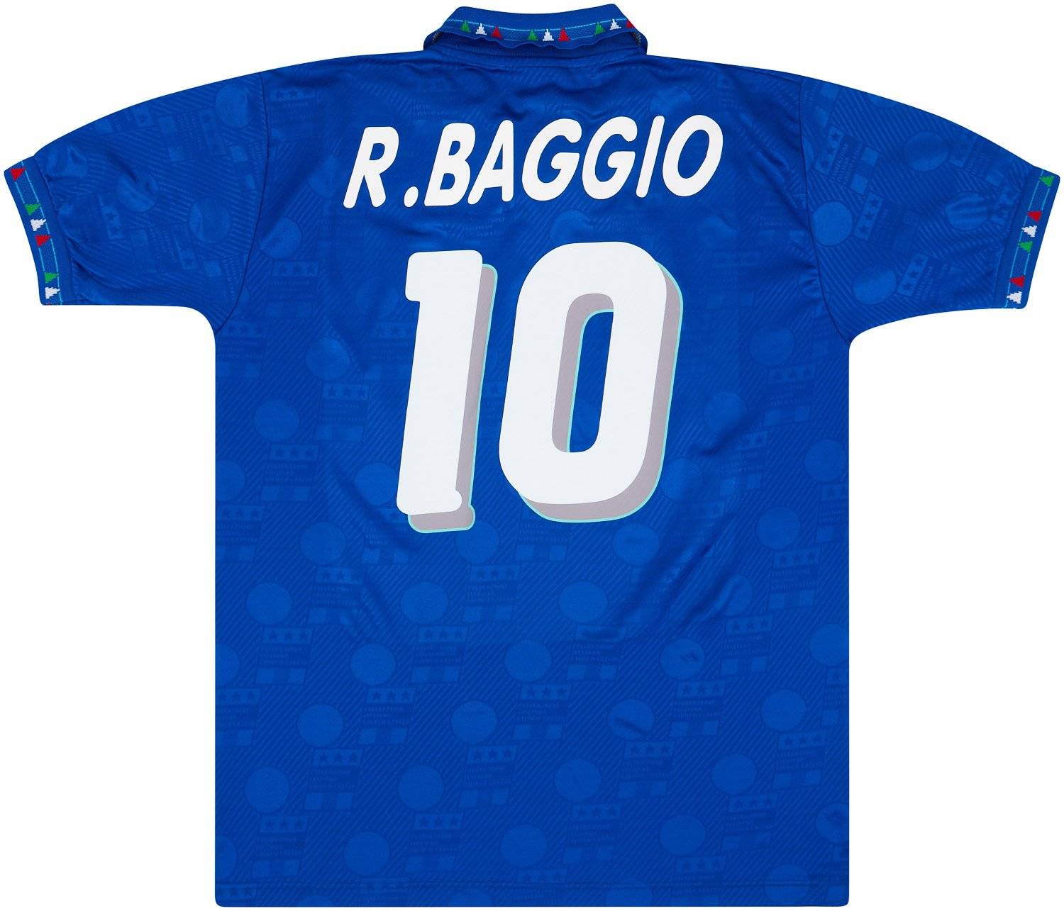 1994 Italy Home Shirt Baggio #10