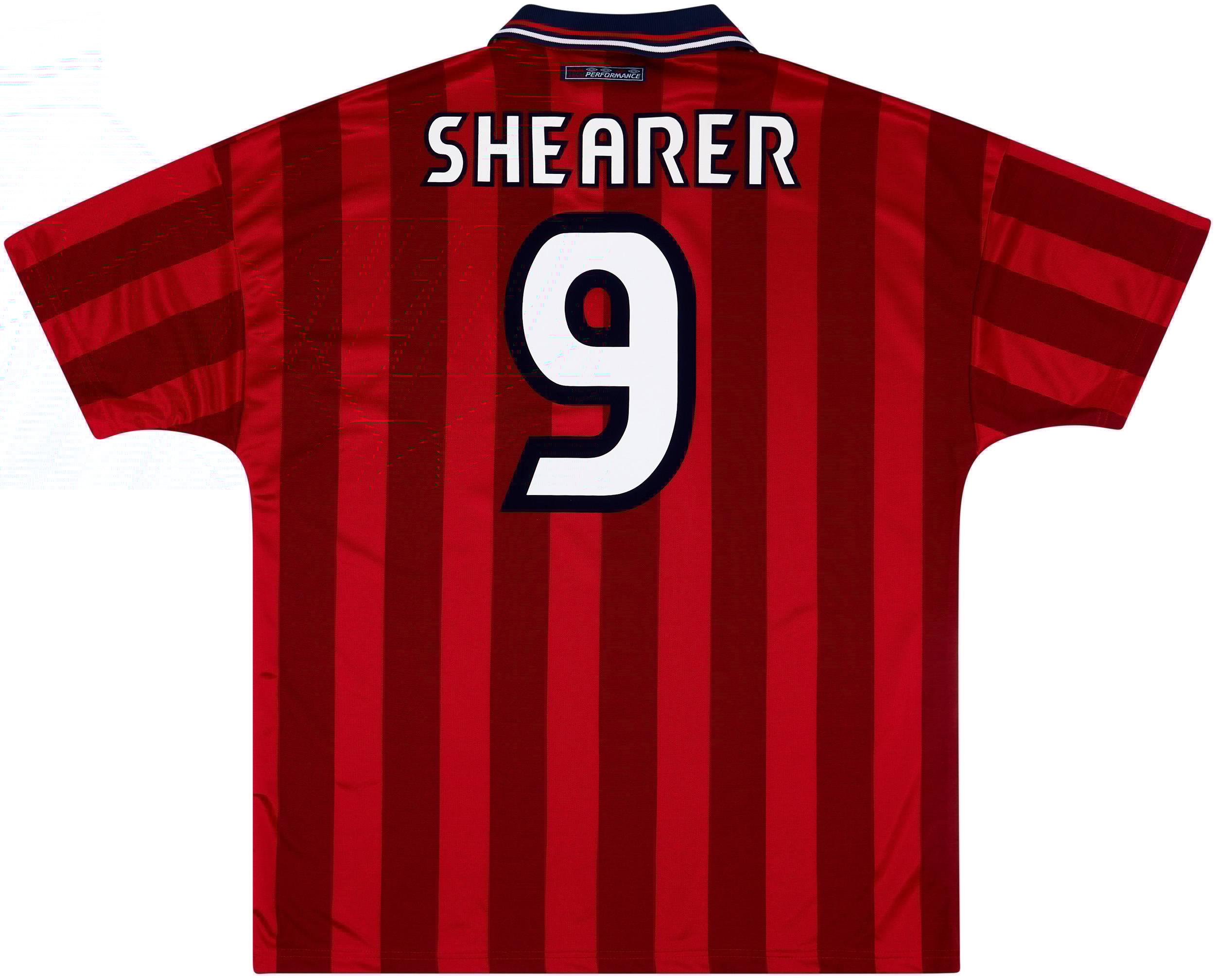 1997-99 England Away Shirt Shearer #9 (XL)