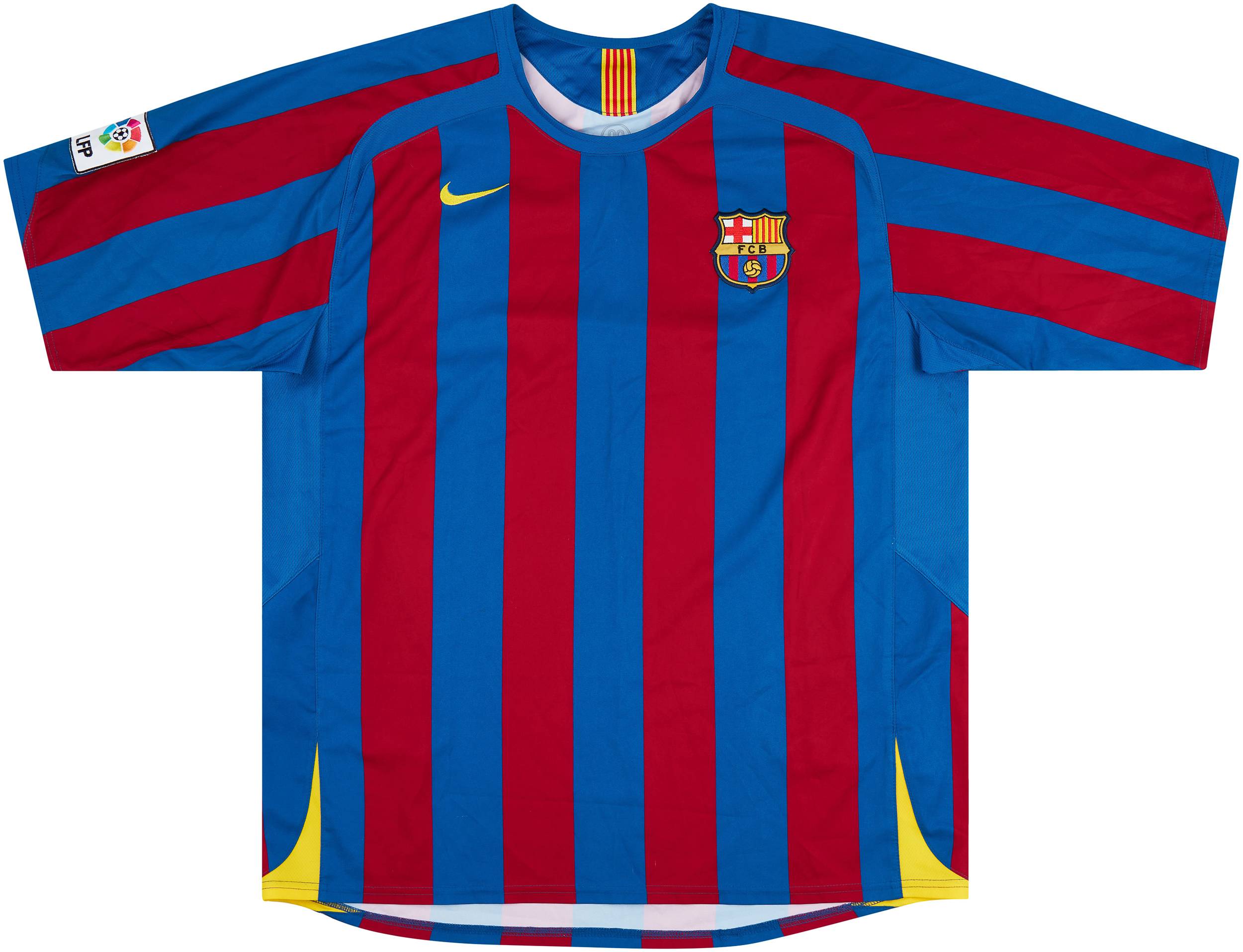 2005-06 Barcelona Home Shirt - Excellent 9/10 - (XL)