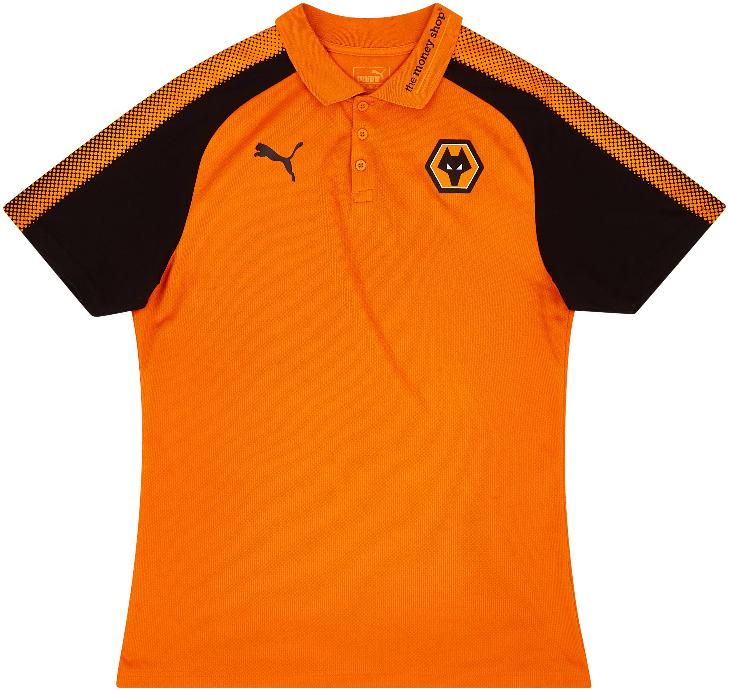 2017-18 Wolves Puma Polo Shirt - Excellent 9/10 - (L)