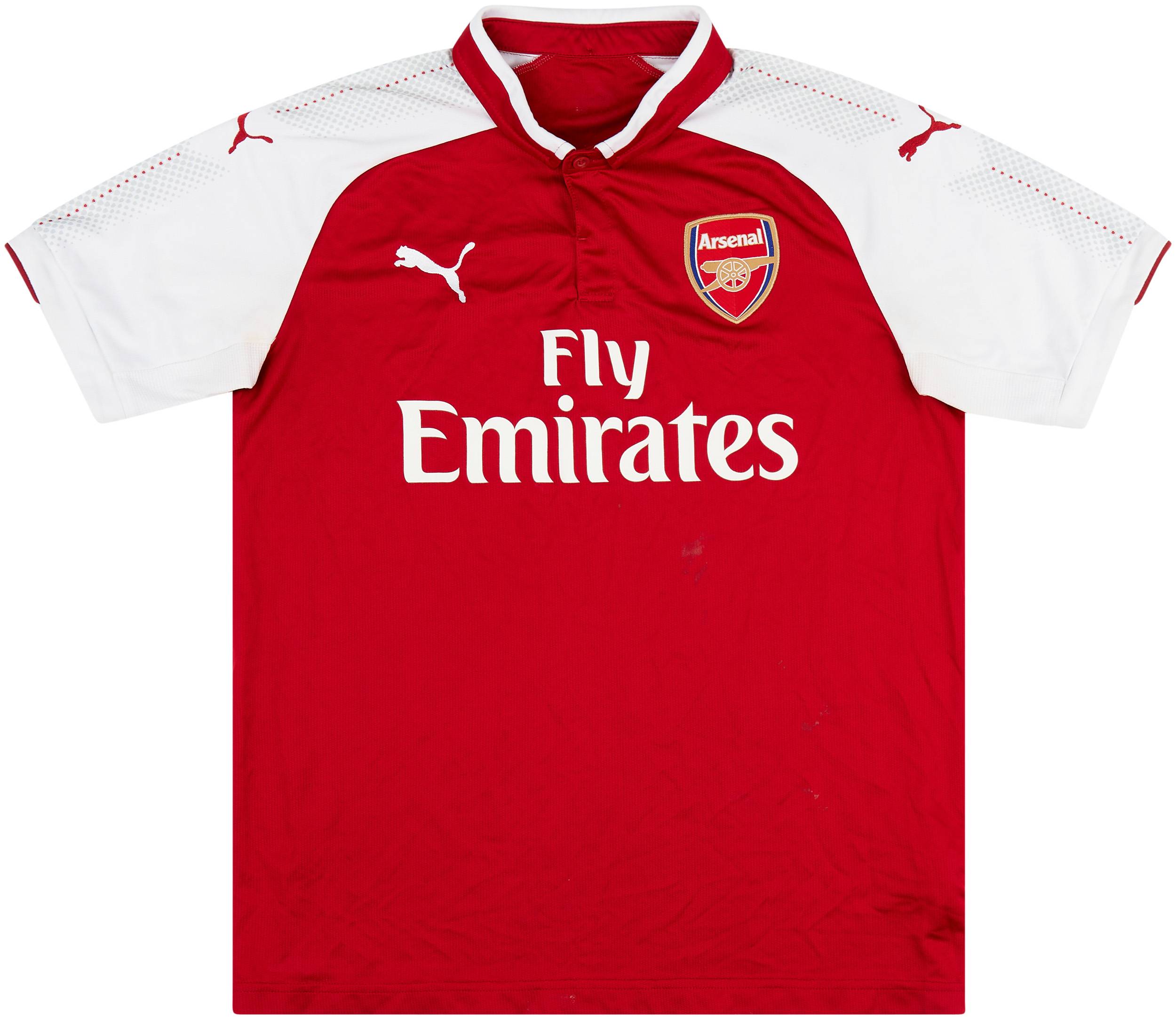 2017-18 Arsenal Home Shirt - Good 5/10 - (M)