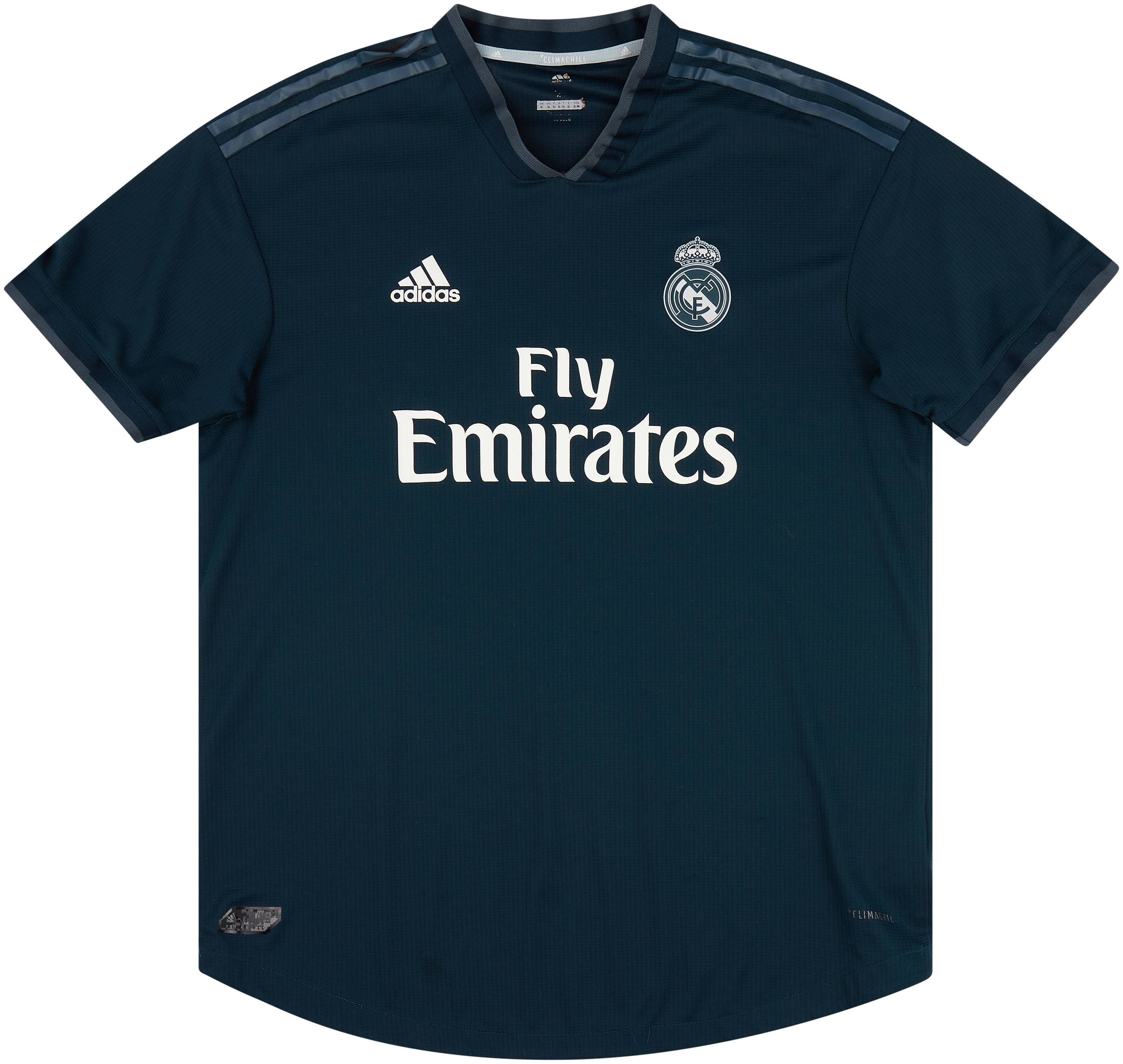 2018-19 Real Madrid Authentic Away Shirt - Fair 4/10 - (XL)