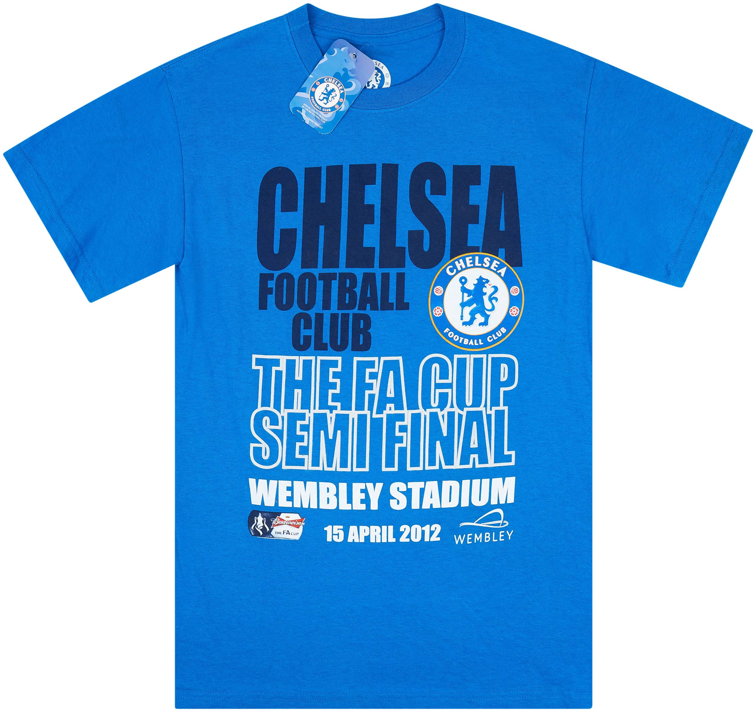 2012 Chelsea FA Cup Semi Final Cotton Tee (S)