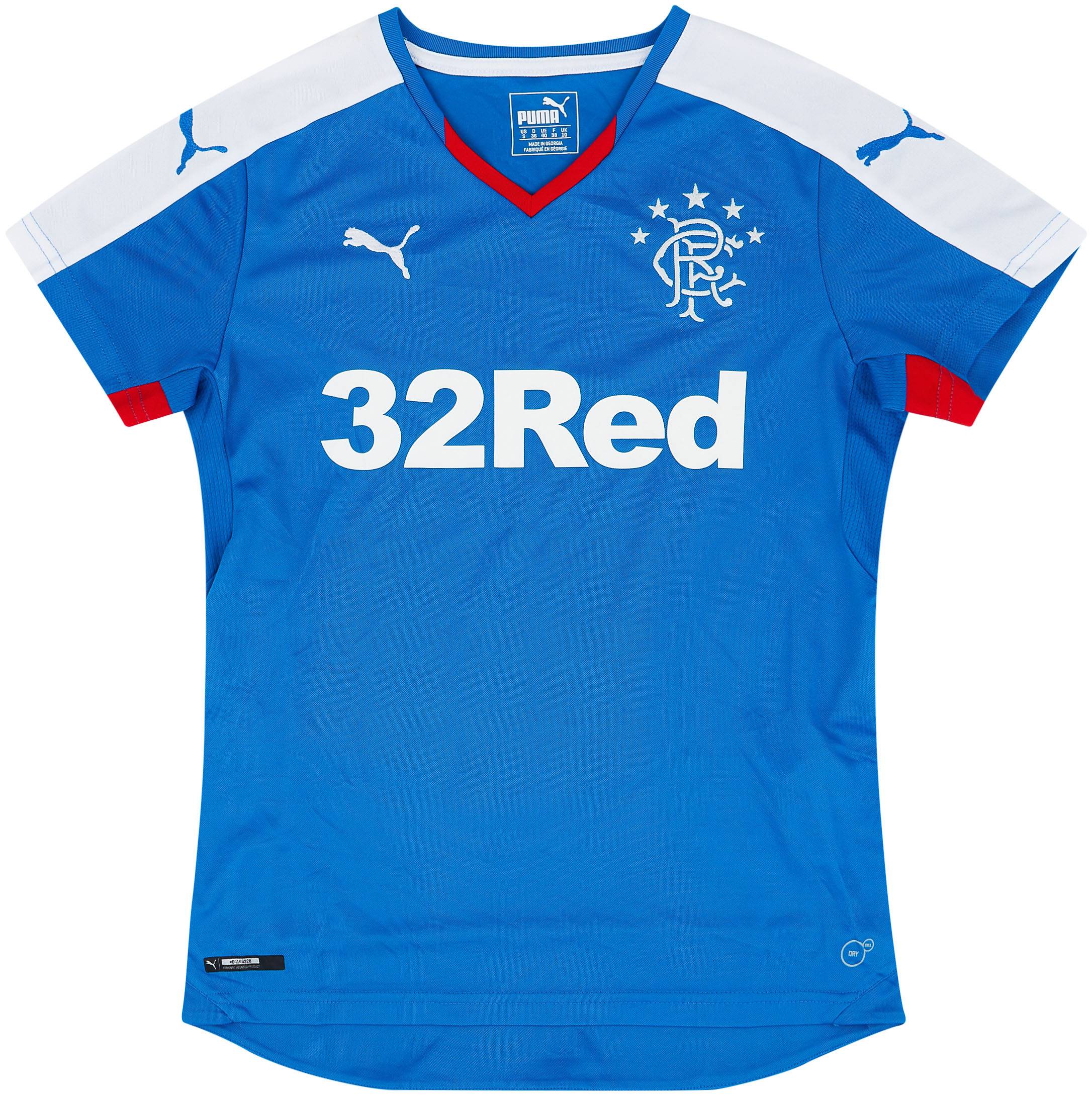 2015-16 Rangers Home Shirt - 9/10 - (Women's S)