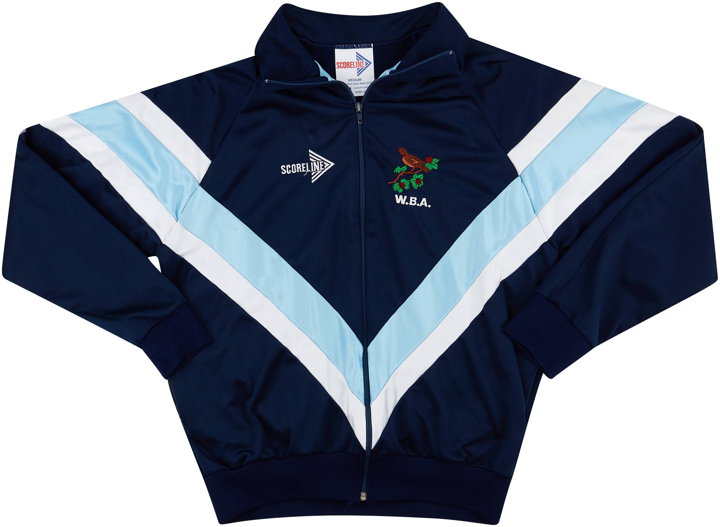 1989-90 West Brom Scoreline Track Jacket - 7/10 - (M)