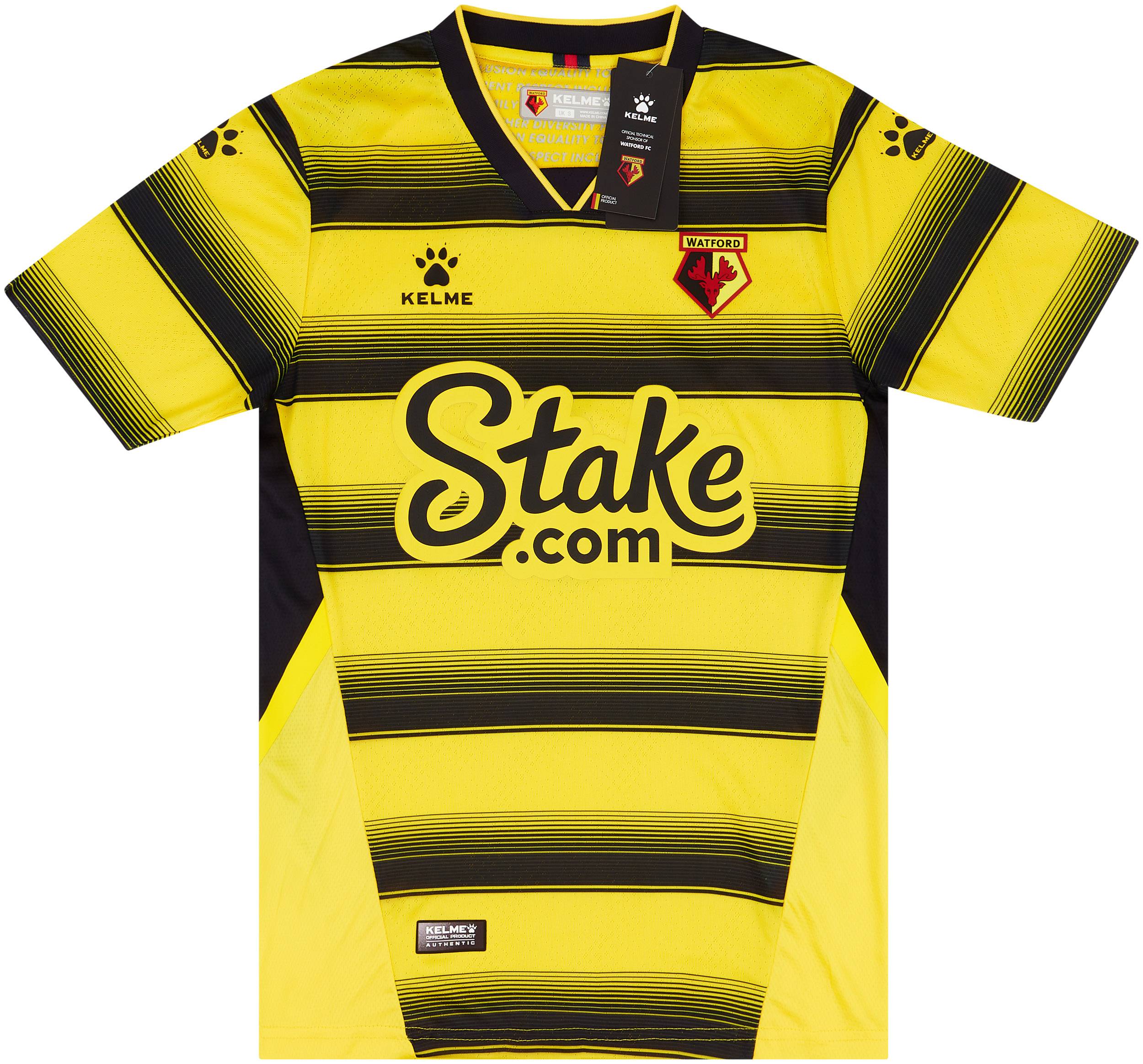 2021-22 Watford Home Shirt (S)