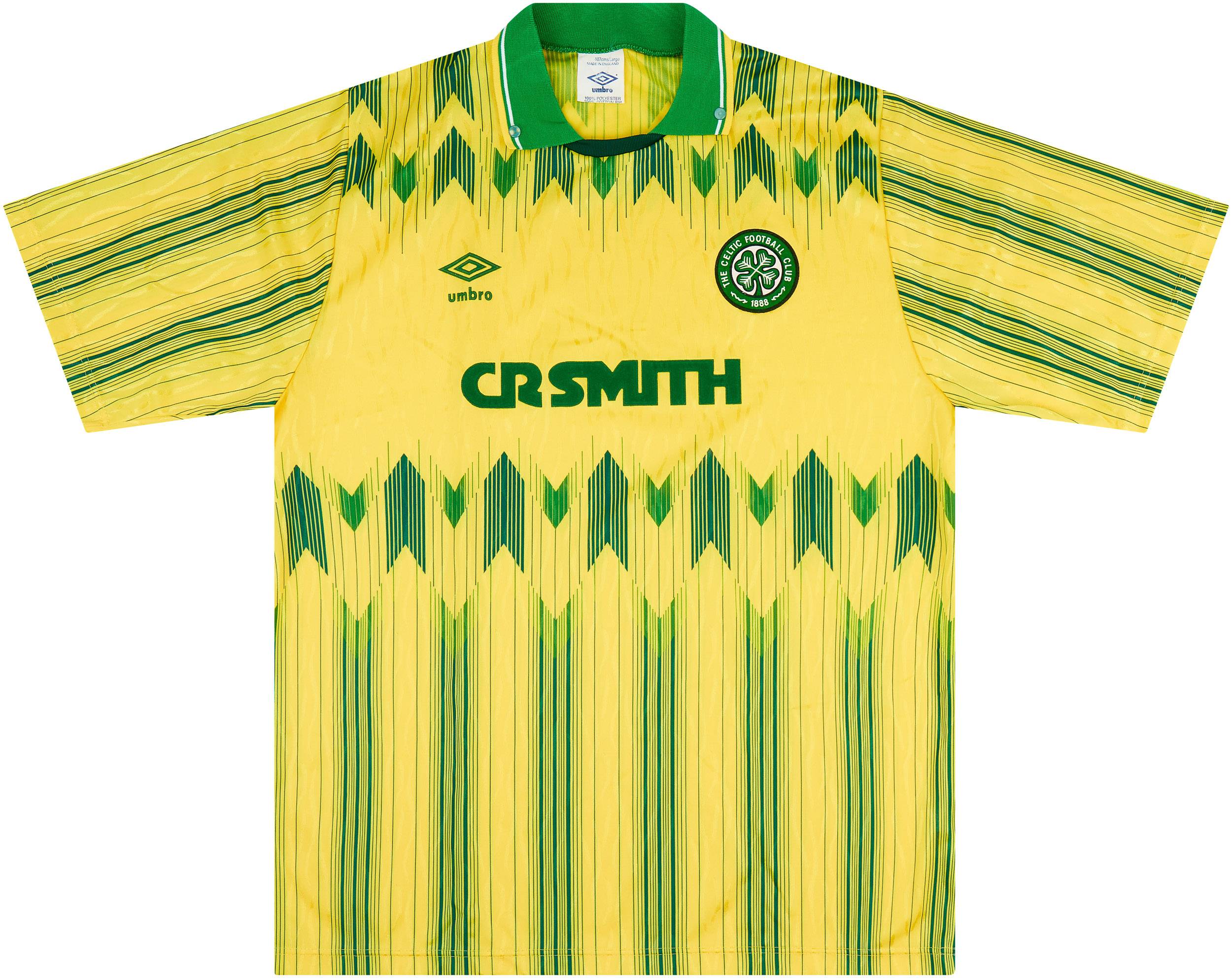 1989-91 Celtic Away Shirt - Mint 10/10 - (L)