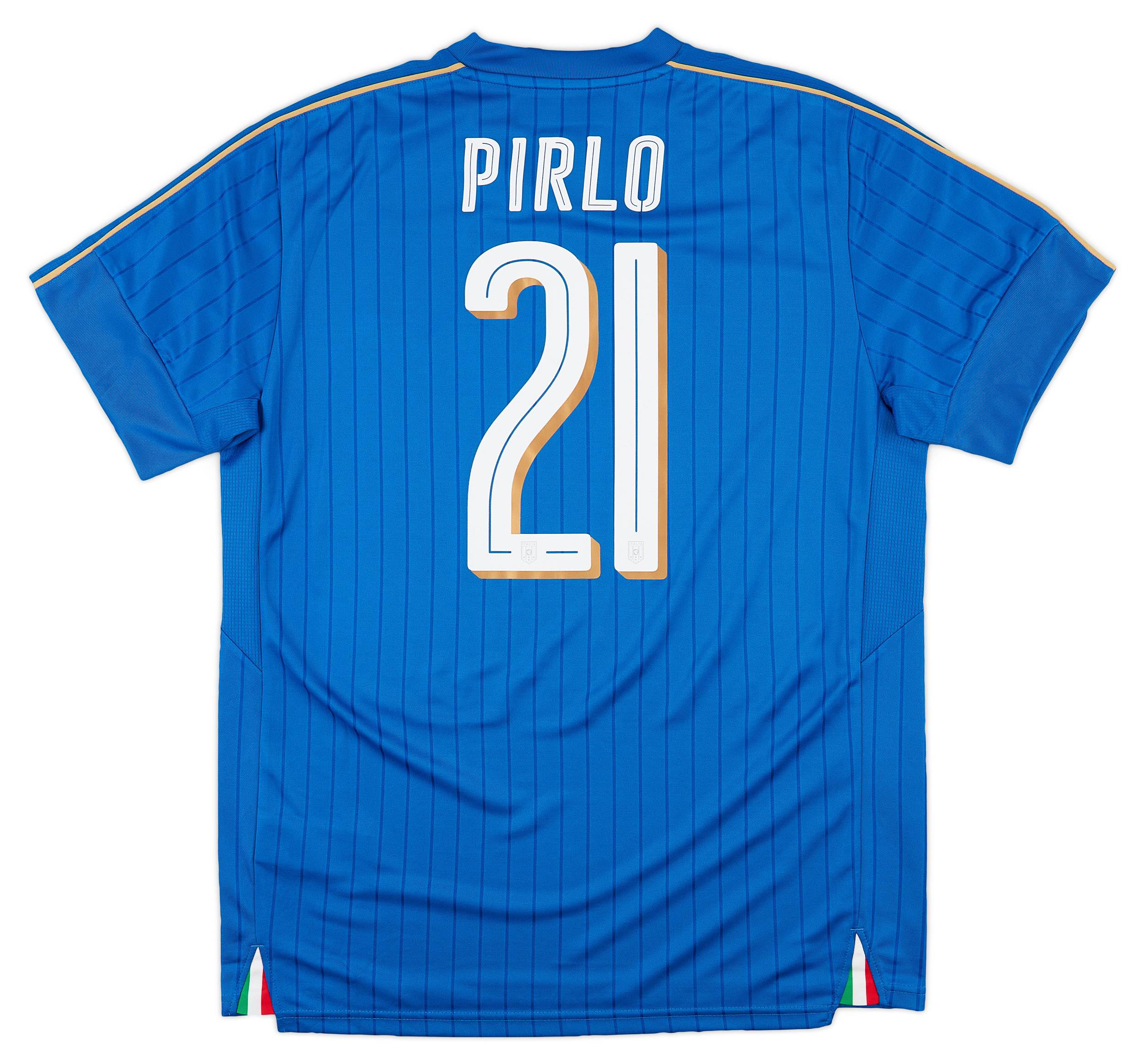 2016-17 Italy Home Shirt Pirlo #21 (L)