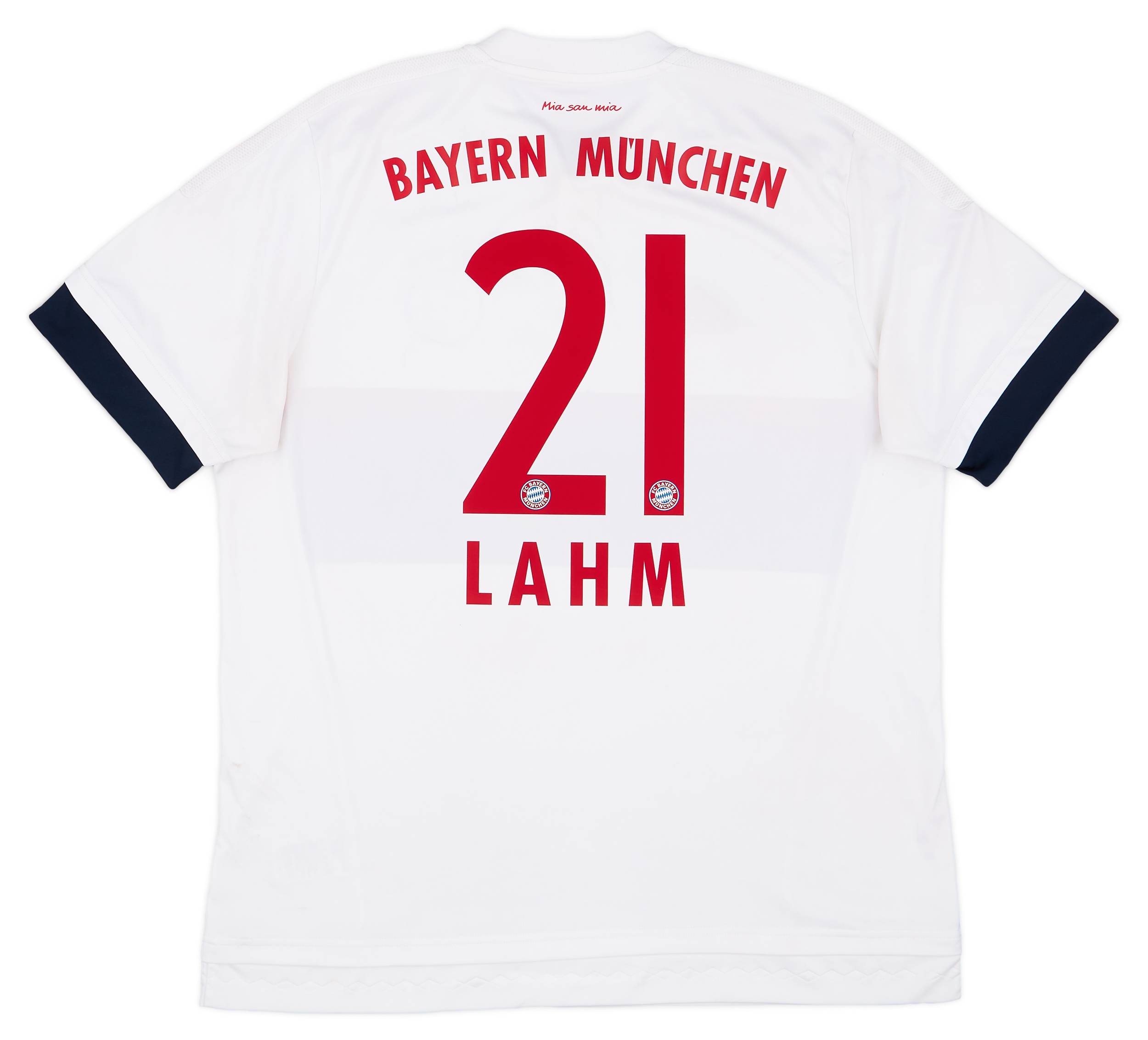 2015-16 Bayern Munich Away Shirt Lahm #21 - Excellent 9/10 - (XL)