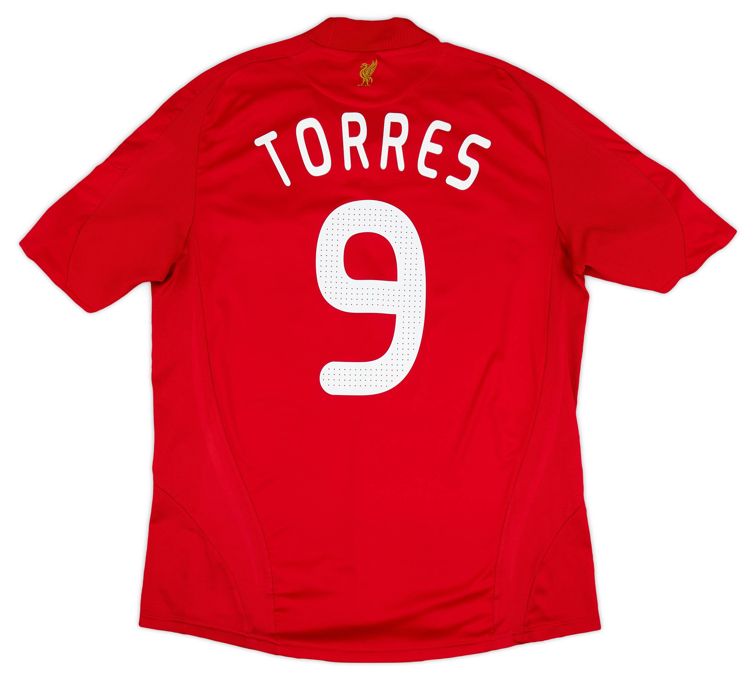2008-10 Liverpool Home Shirt Torres #9 - Very Good 6/10 - (L)