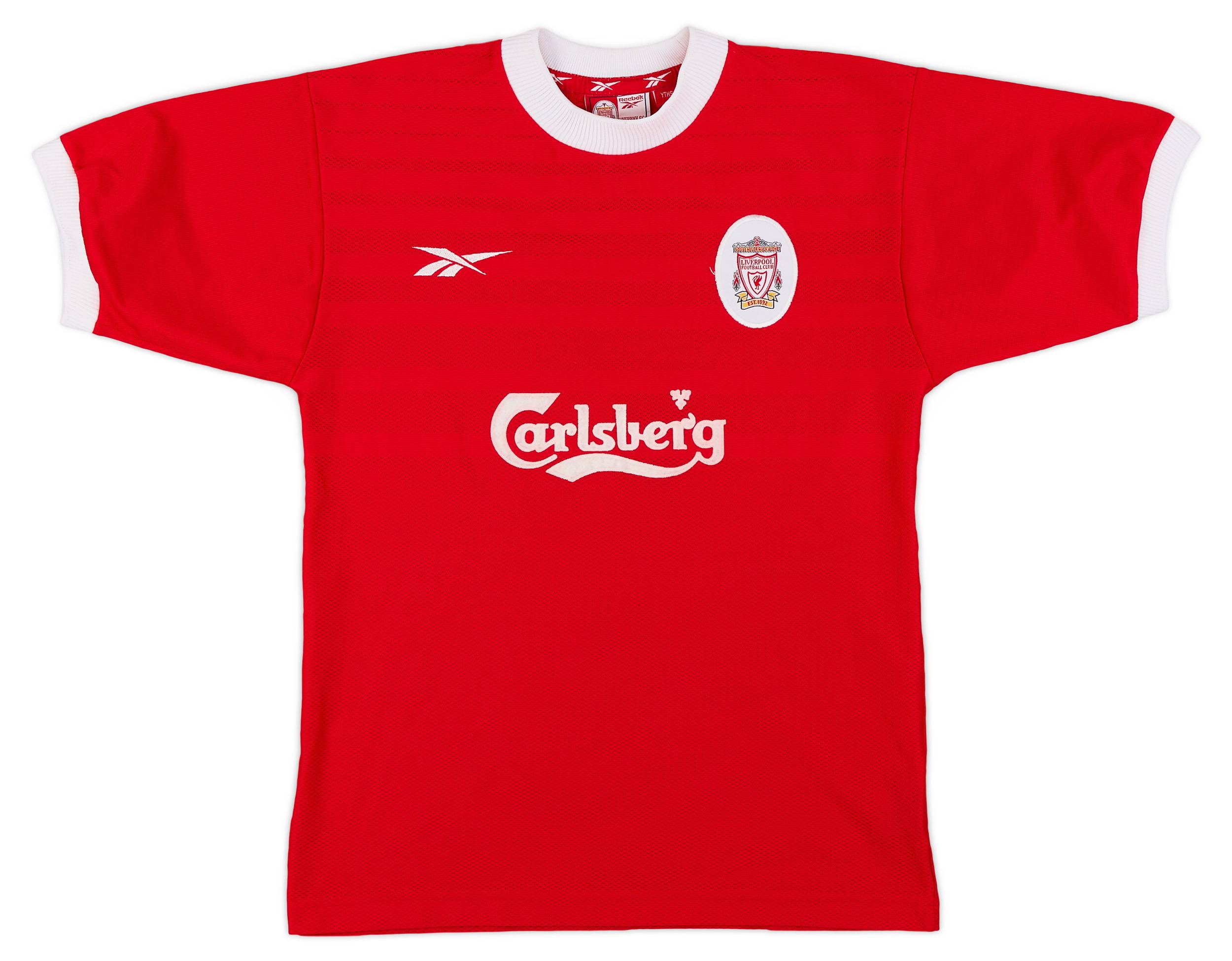 1998-00 Liverpool Home Shirt - 8/10 - (Y)